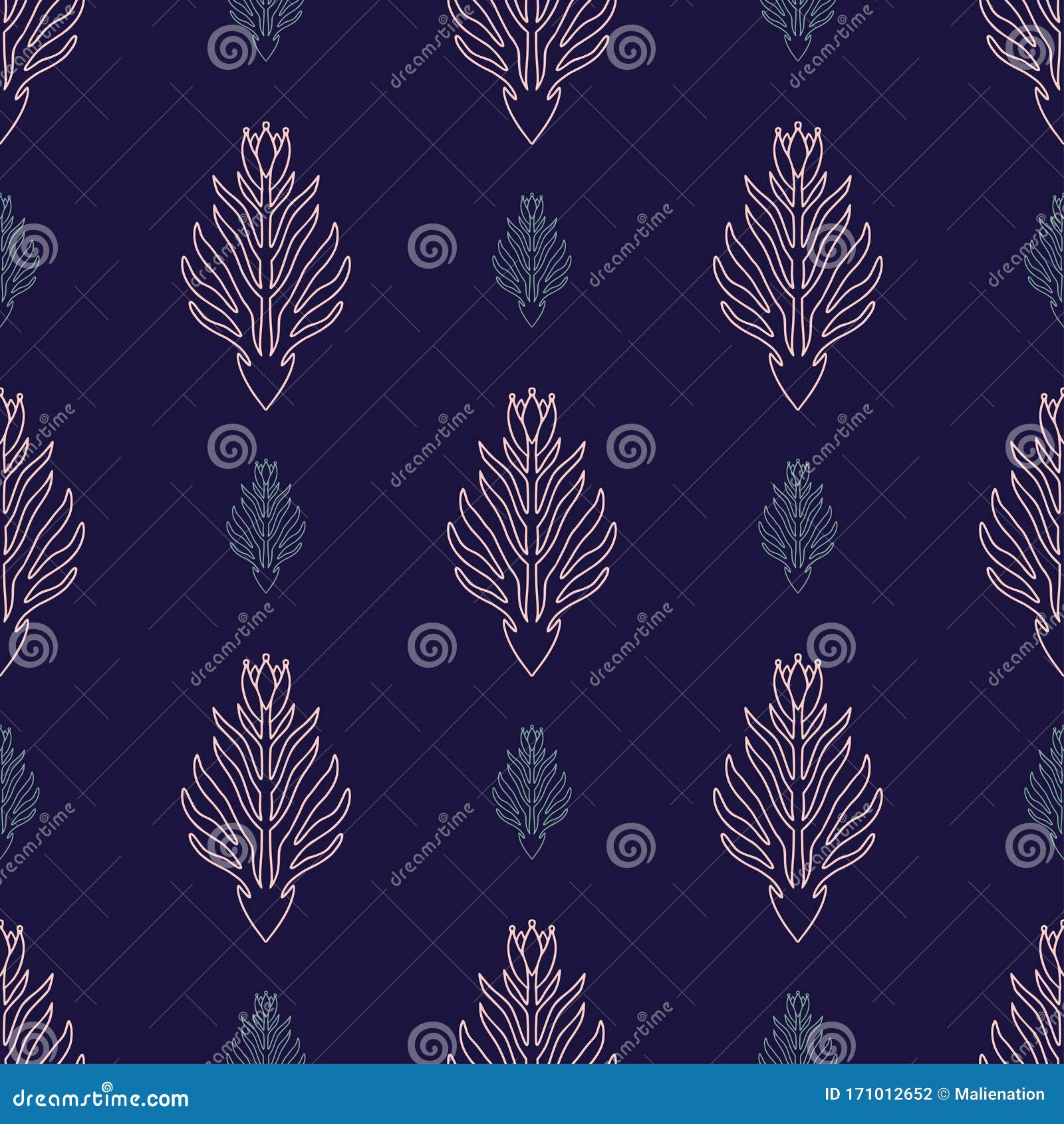Vintage Pattern. Textile and Wallpaper Design Stock Vector ...