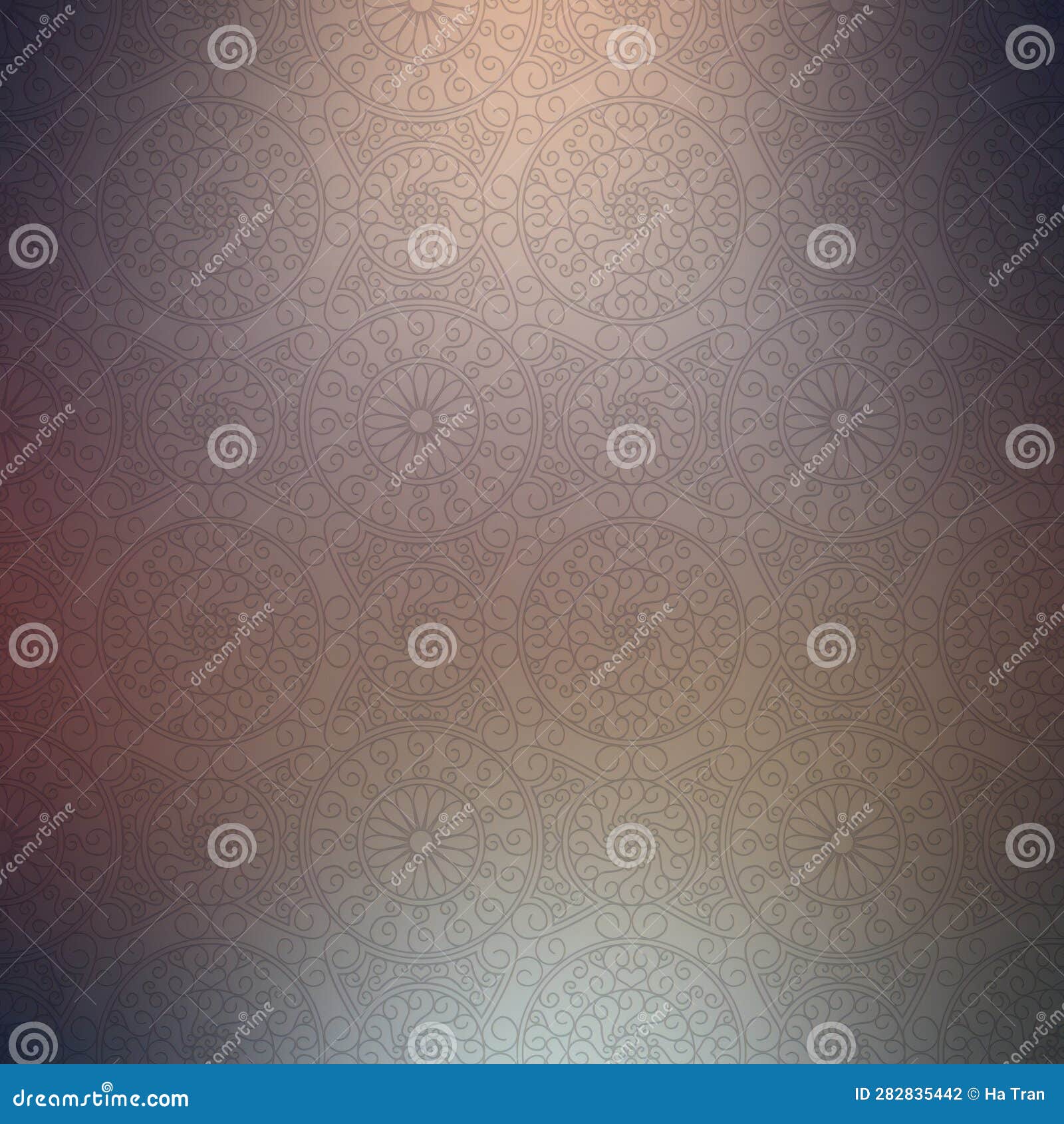 Vintage Patterned Background in Indian Style Stock Illustration ...