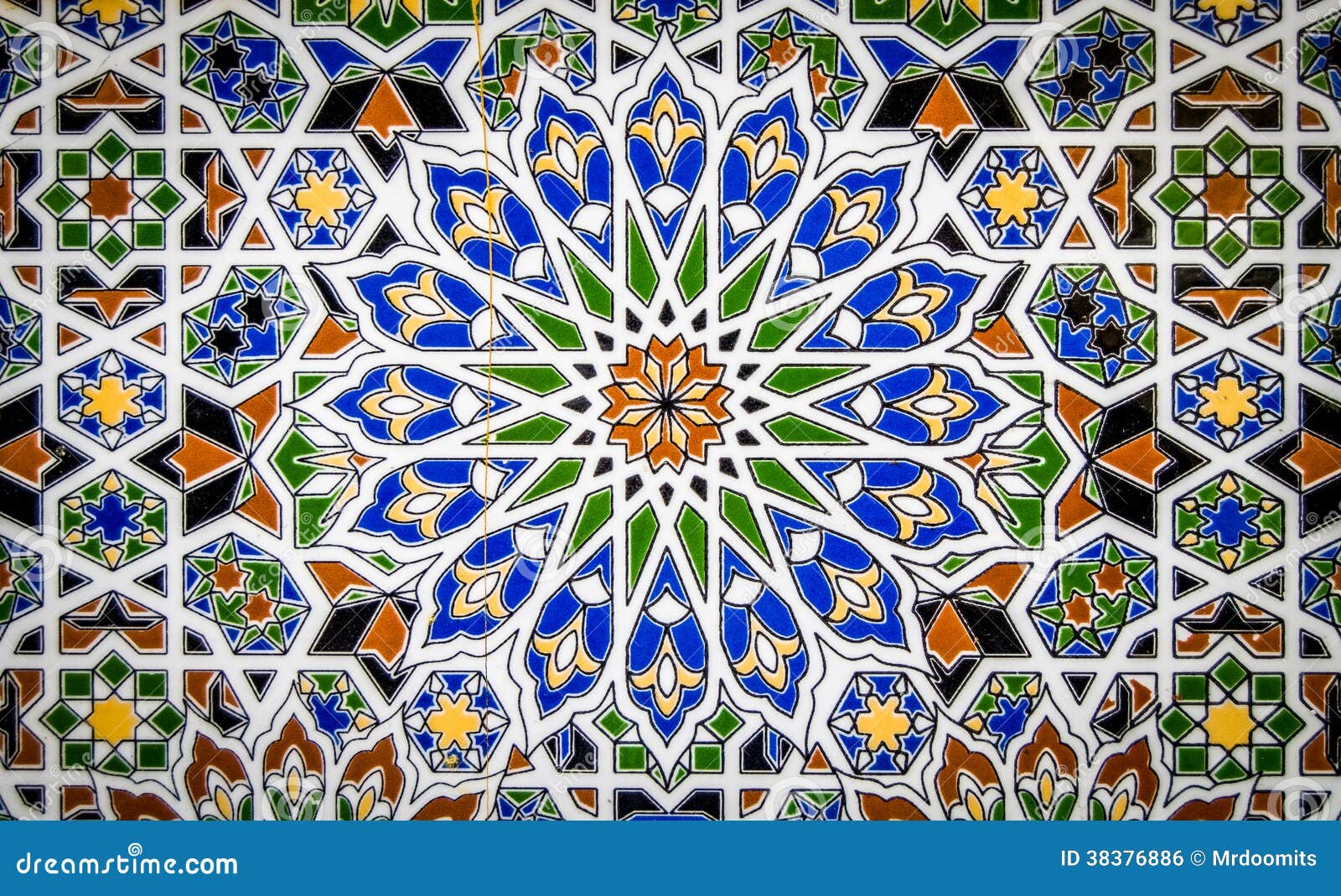 Vintage Patterned Tiles stock photo. Image of floor, colorful - 38376886