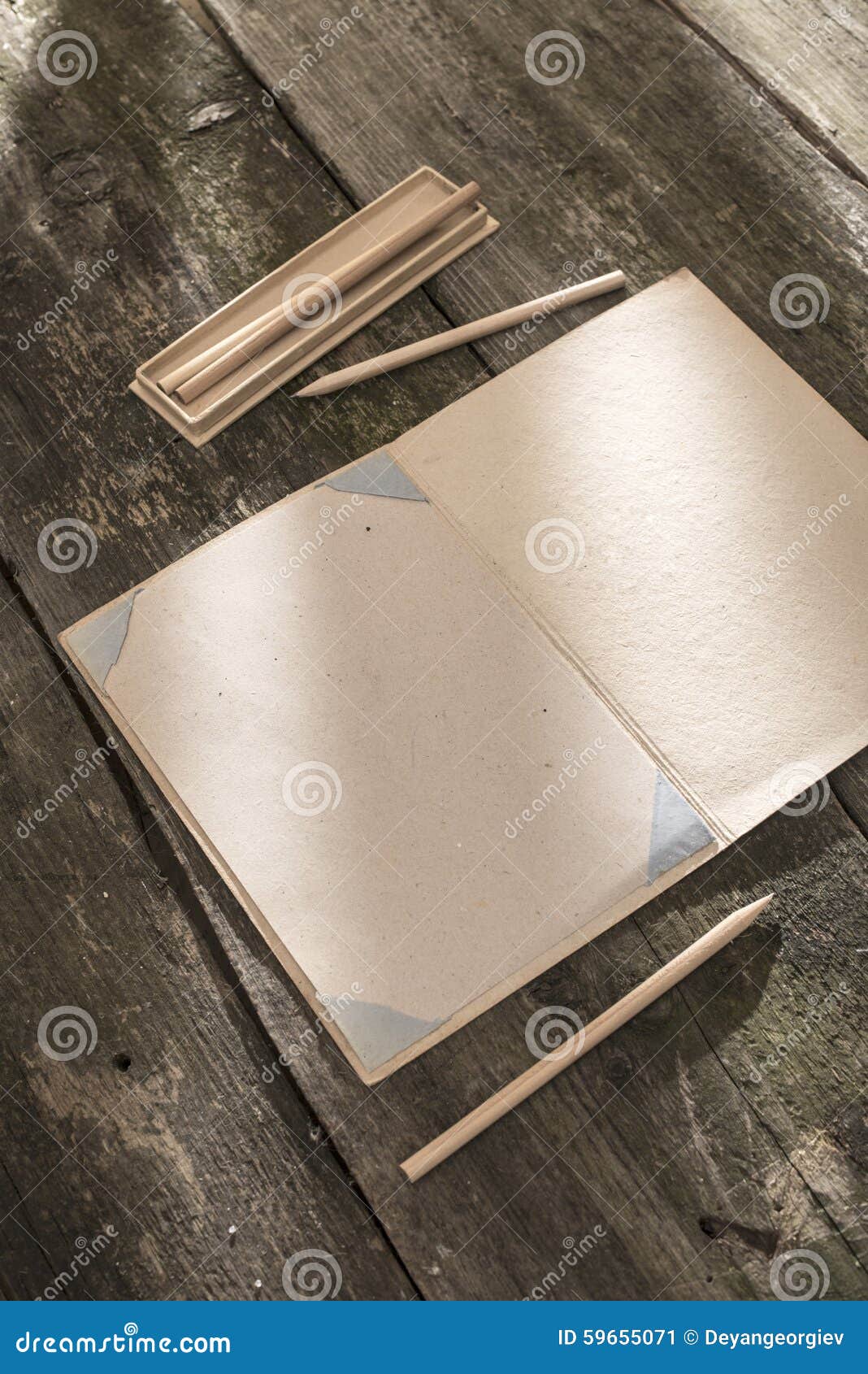 Vintage Pencil And Drawing Paper Royalty-Free Stock Photography ...