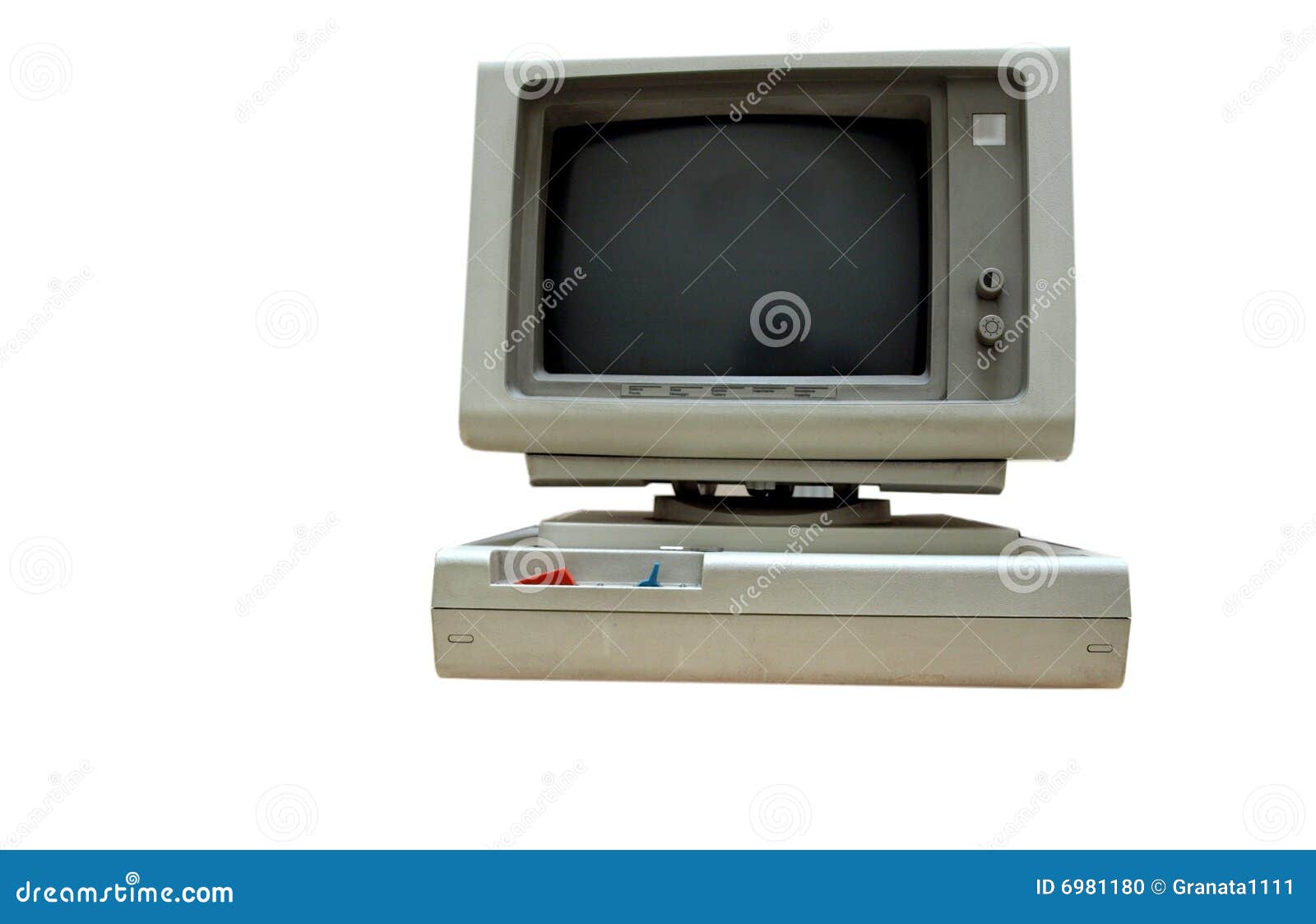 Vintage personal computer stock photo. Image of power - 6981180