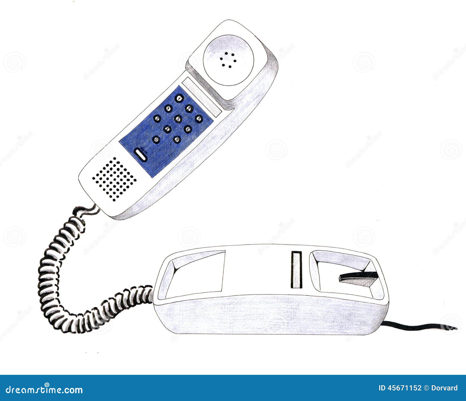 Vintage phone button stock illustration. Illustration of artistic ...