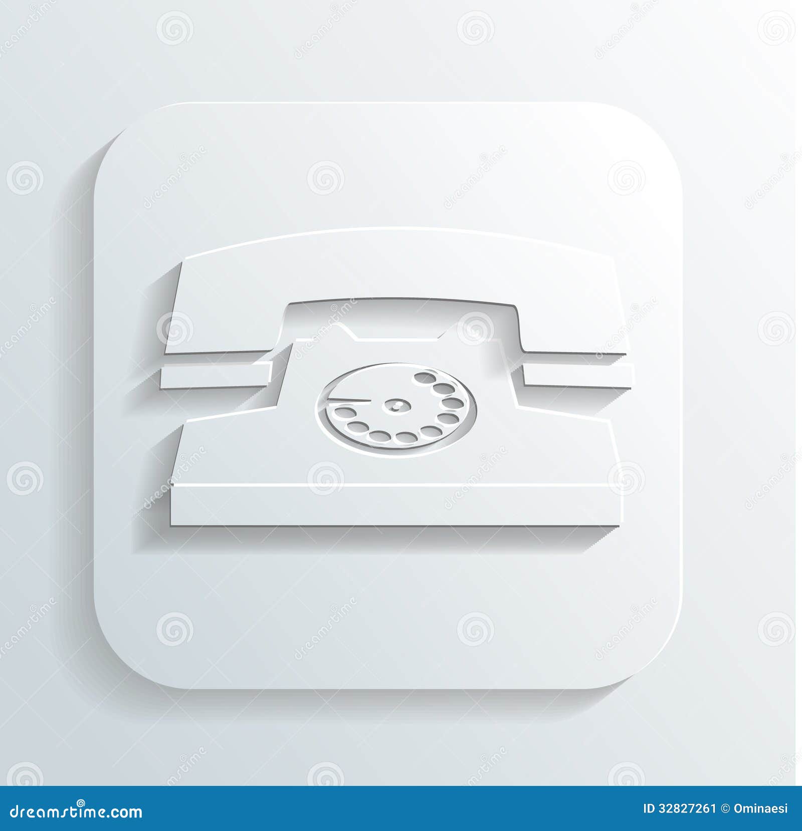 Vintage phone icon vector stock vector. Illustration of nostalgic ...