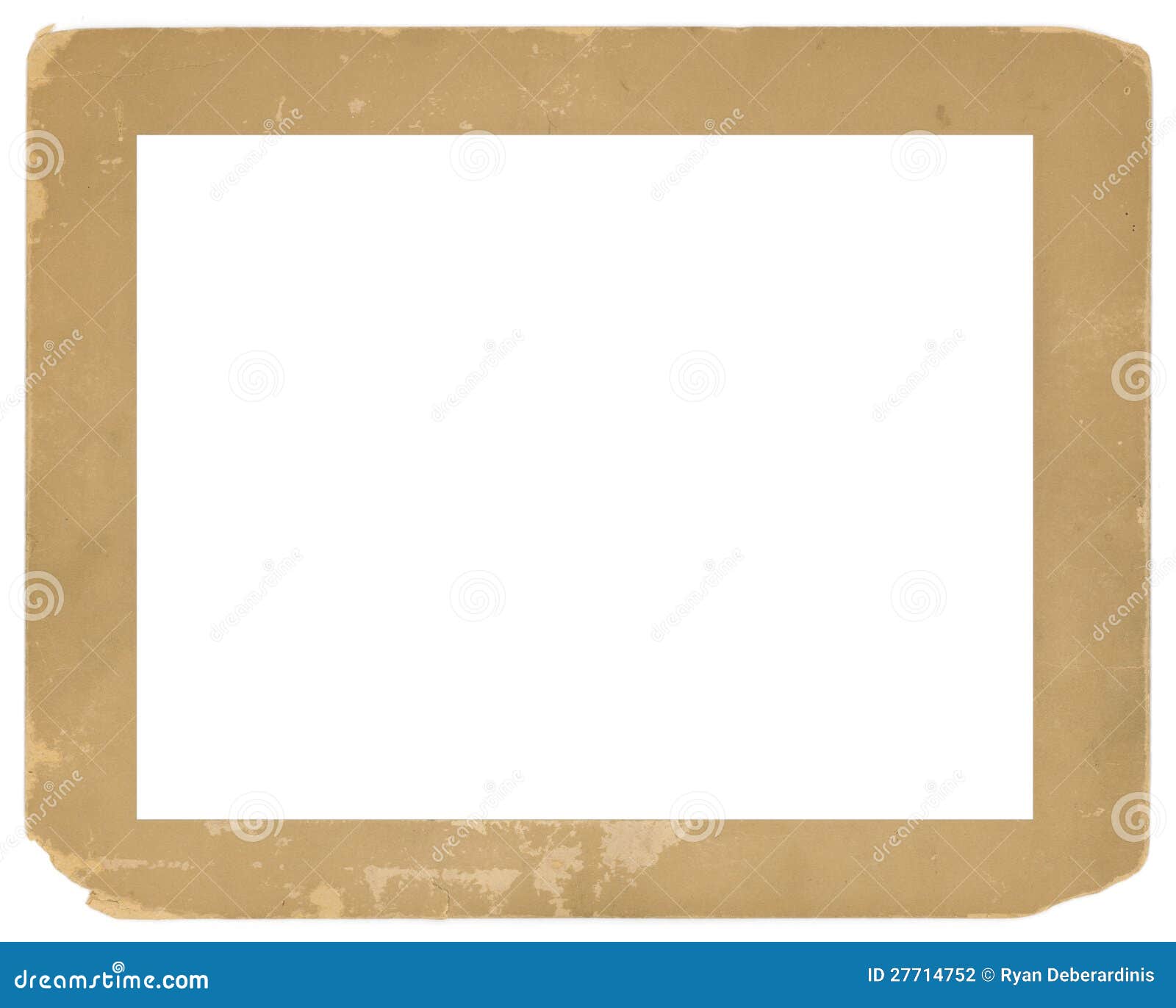 Vintage Photo Frame Old Grungy Texture Background Stock Photo - Image ...