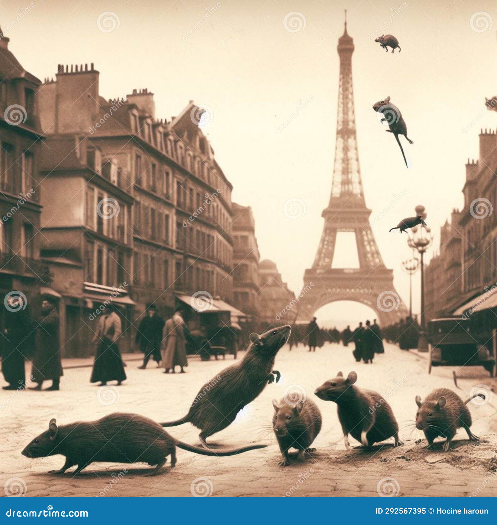 Muskrat Vintage Illustration | CartoonDealer.com #163241188