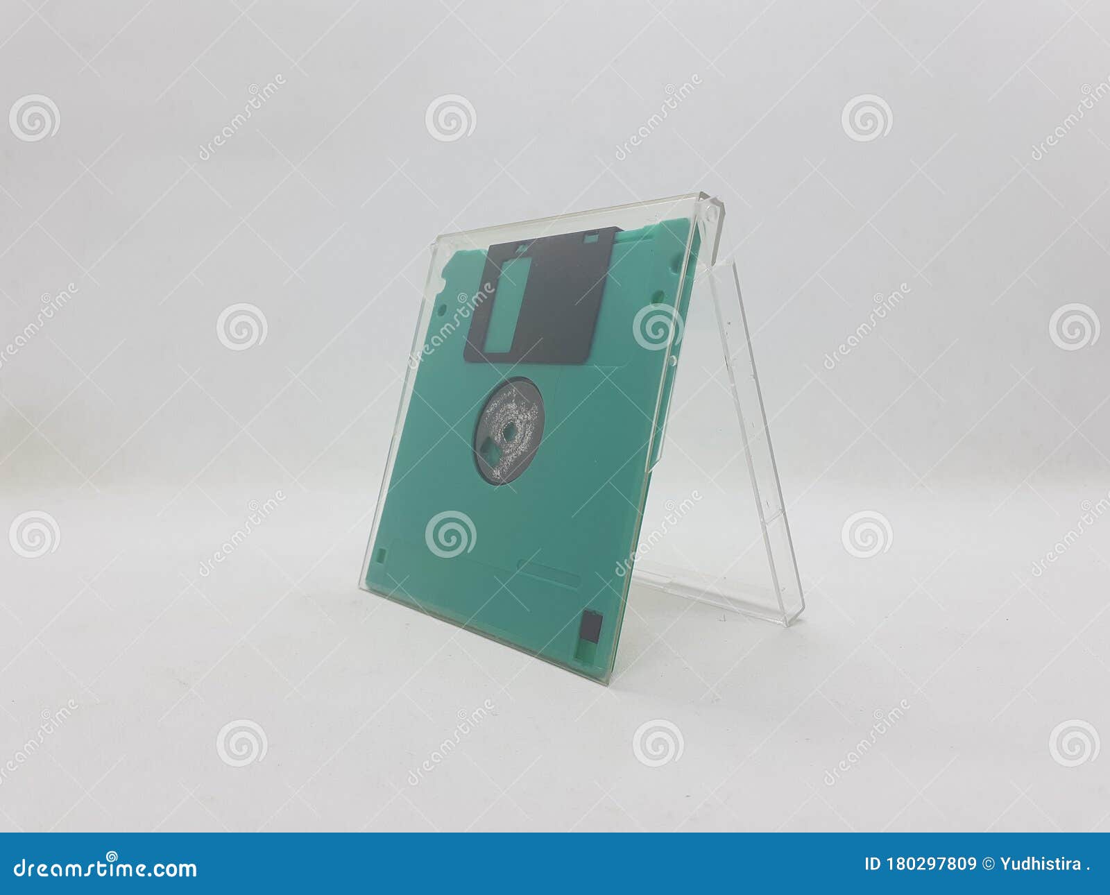 Vintage Photo Realistic Small Electronic Magnetic Floppy Disk for Old ...