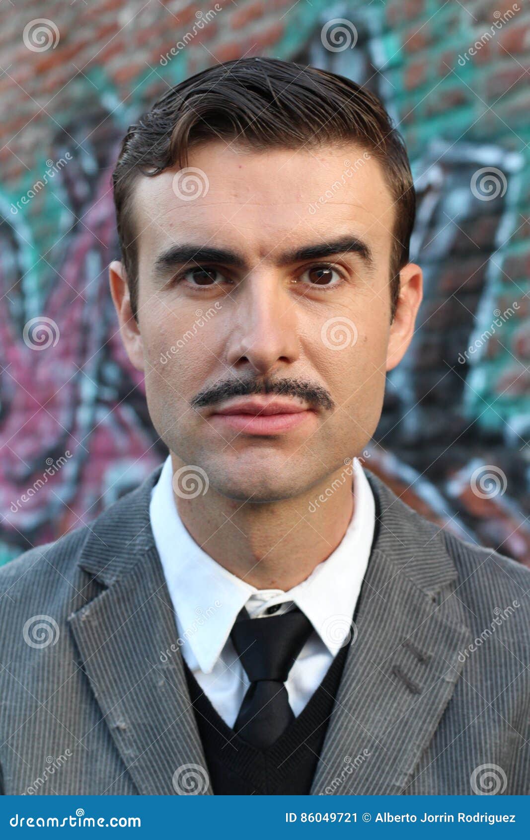 Vintage Photo of a Young Elegant Classic Man Stock Image - Image of ...