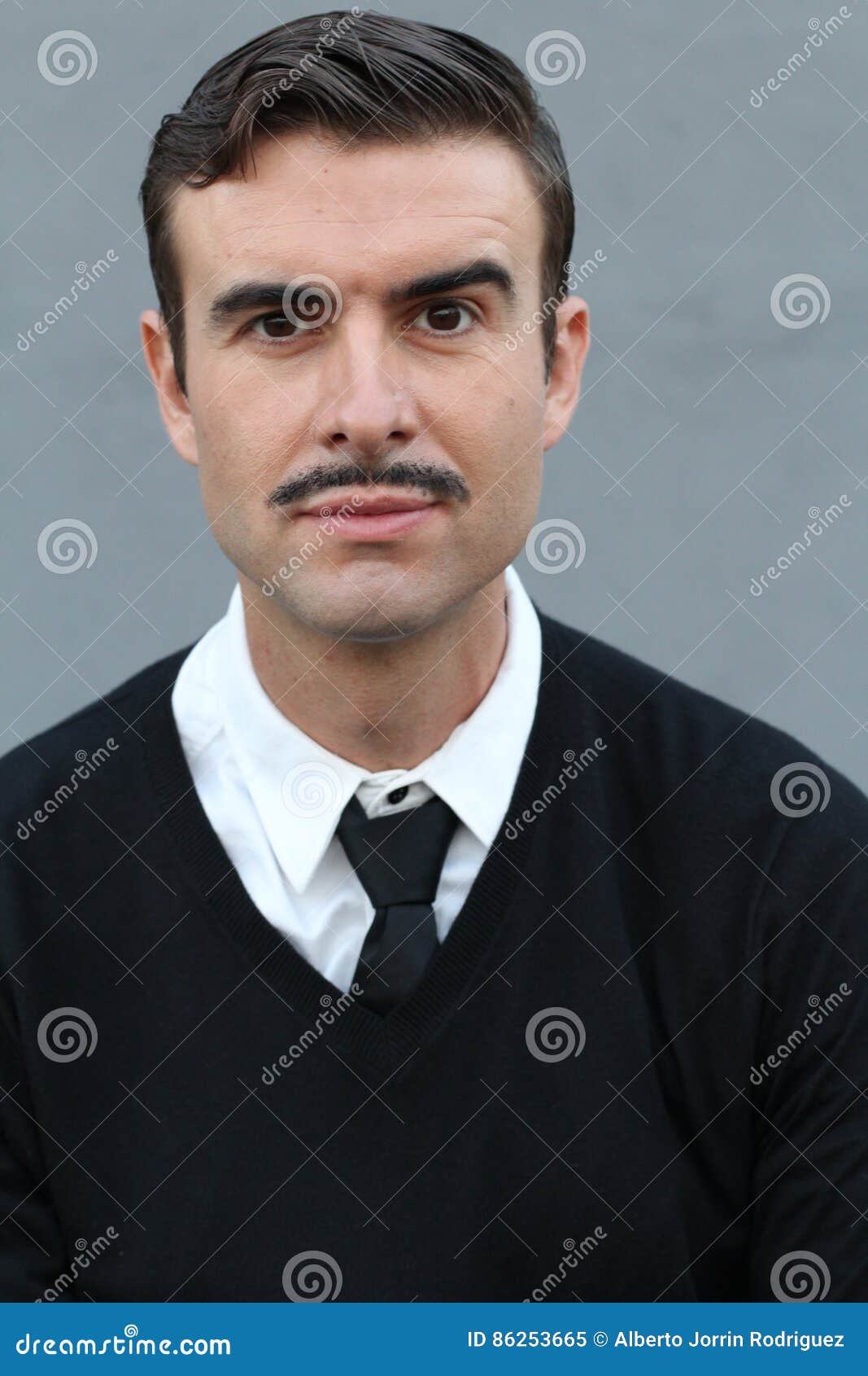 Vintage Photo of a Young Elegant Classic Man Stock Image - Image of ...