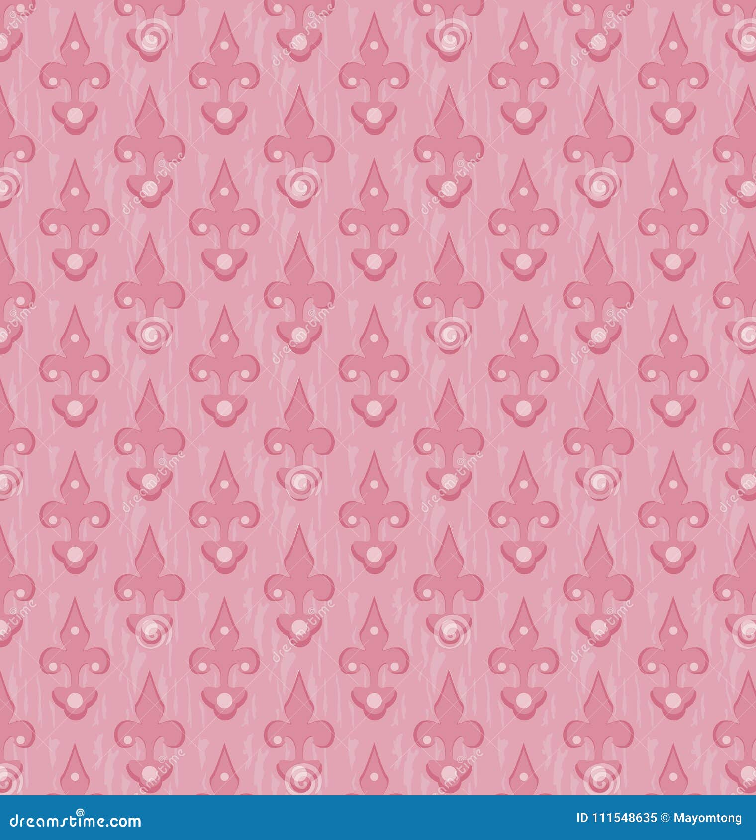 Vintage Pink Pattern Wallpaper Stock Vector - Illustration of ...