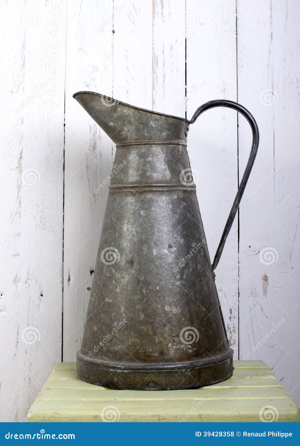 Vintage pitcher stock photo. Image of 19401980, metal - 39428358