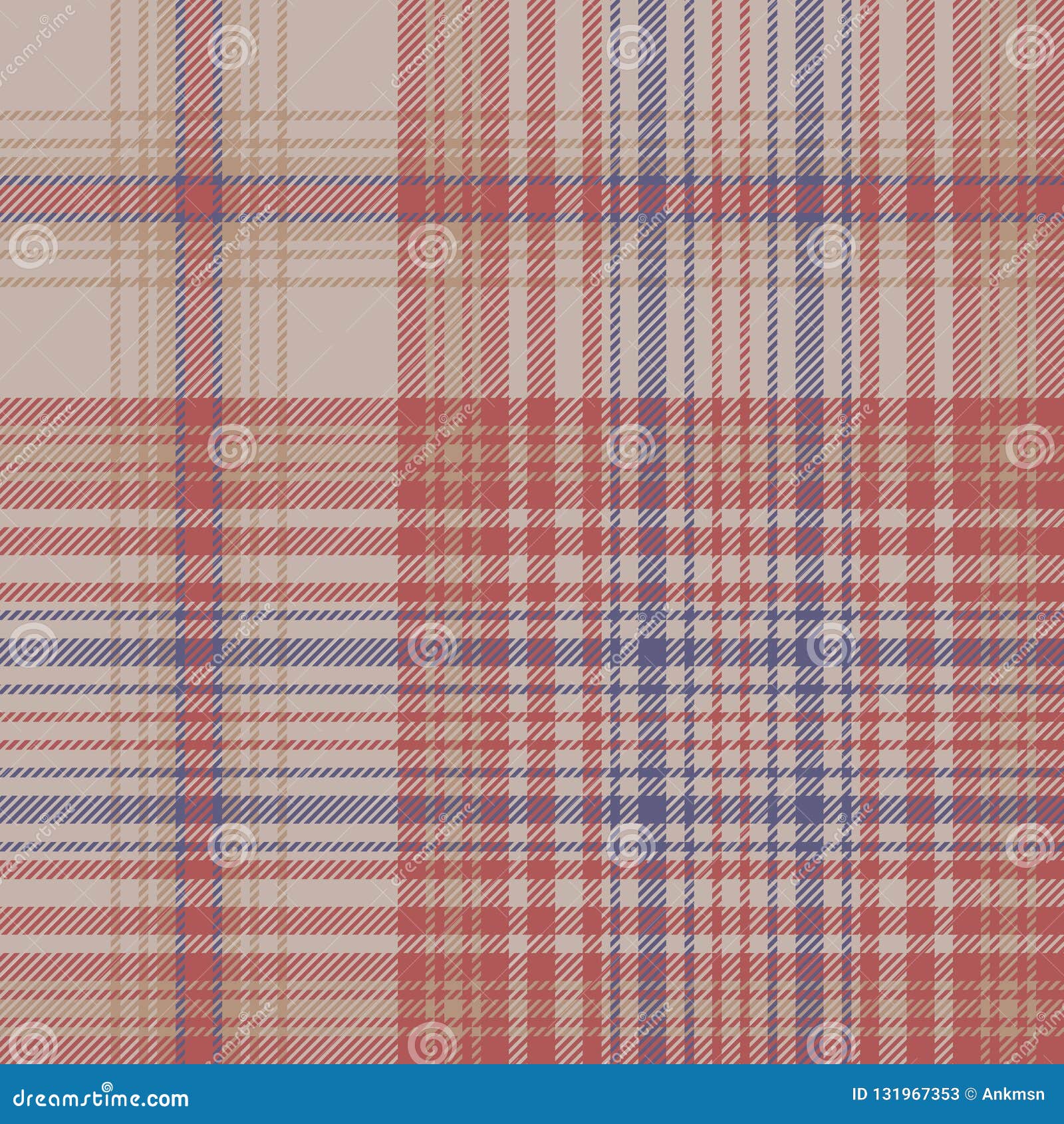 Vintage Plaid Fabric Texture Seamless Pattern Stock Vector ...