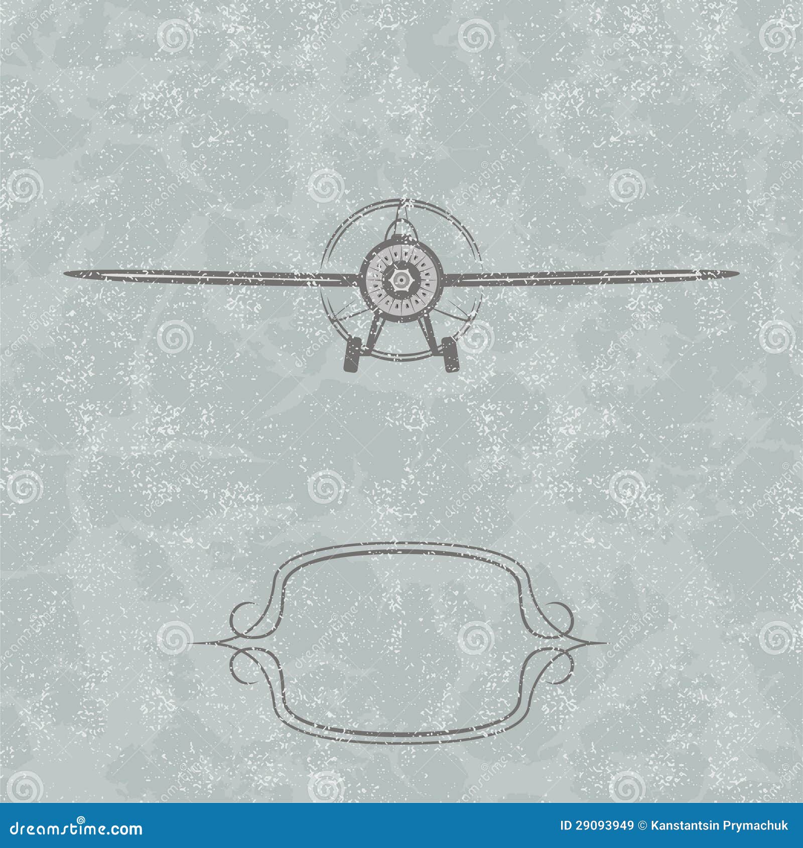 Vintage Plane Vector Isolated WW2 | CartoonDealer.com #220118746