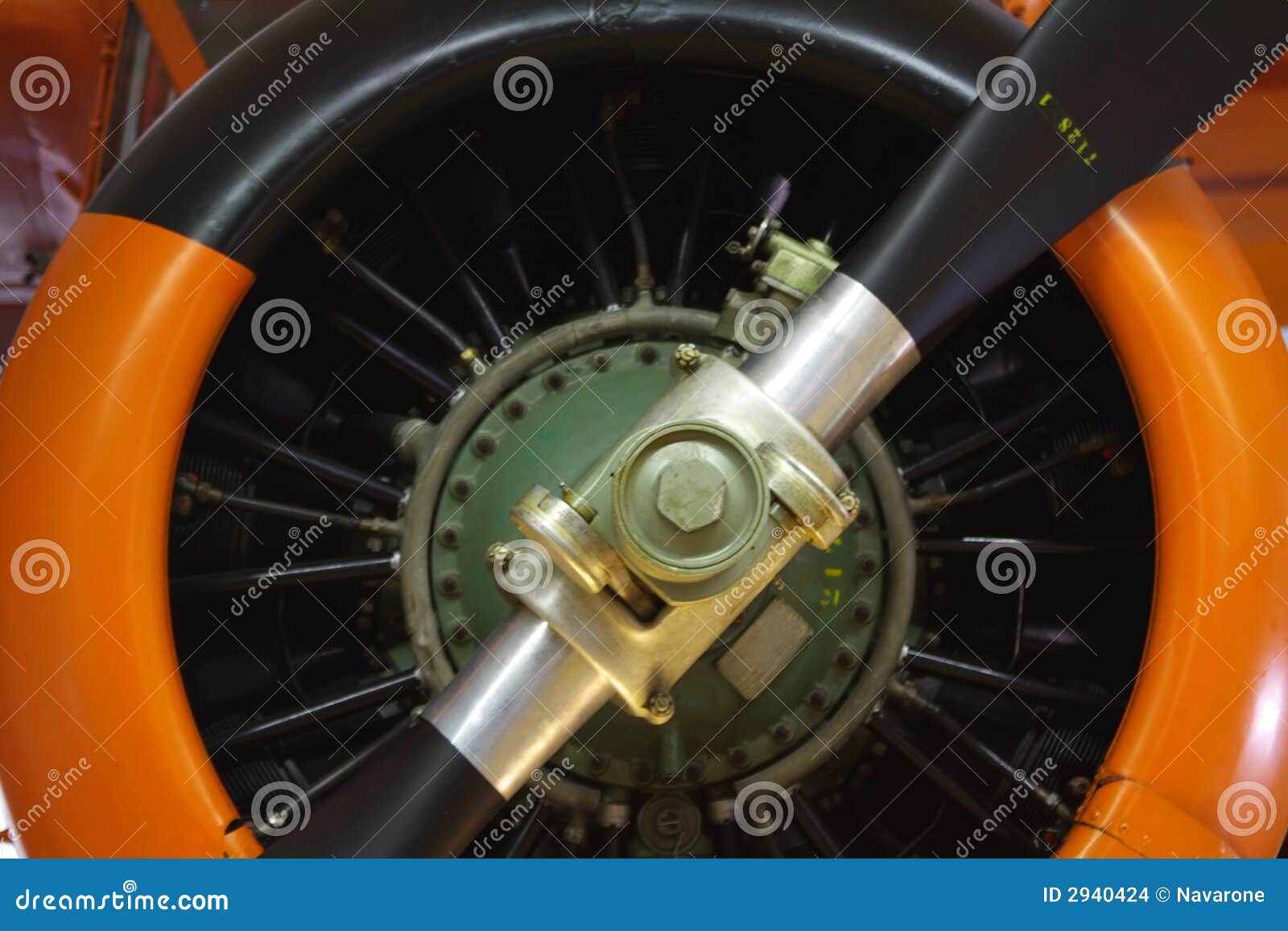 Vintage Plane Propeller stock photo. Image of close, nose - 2940424