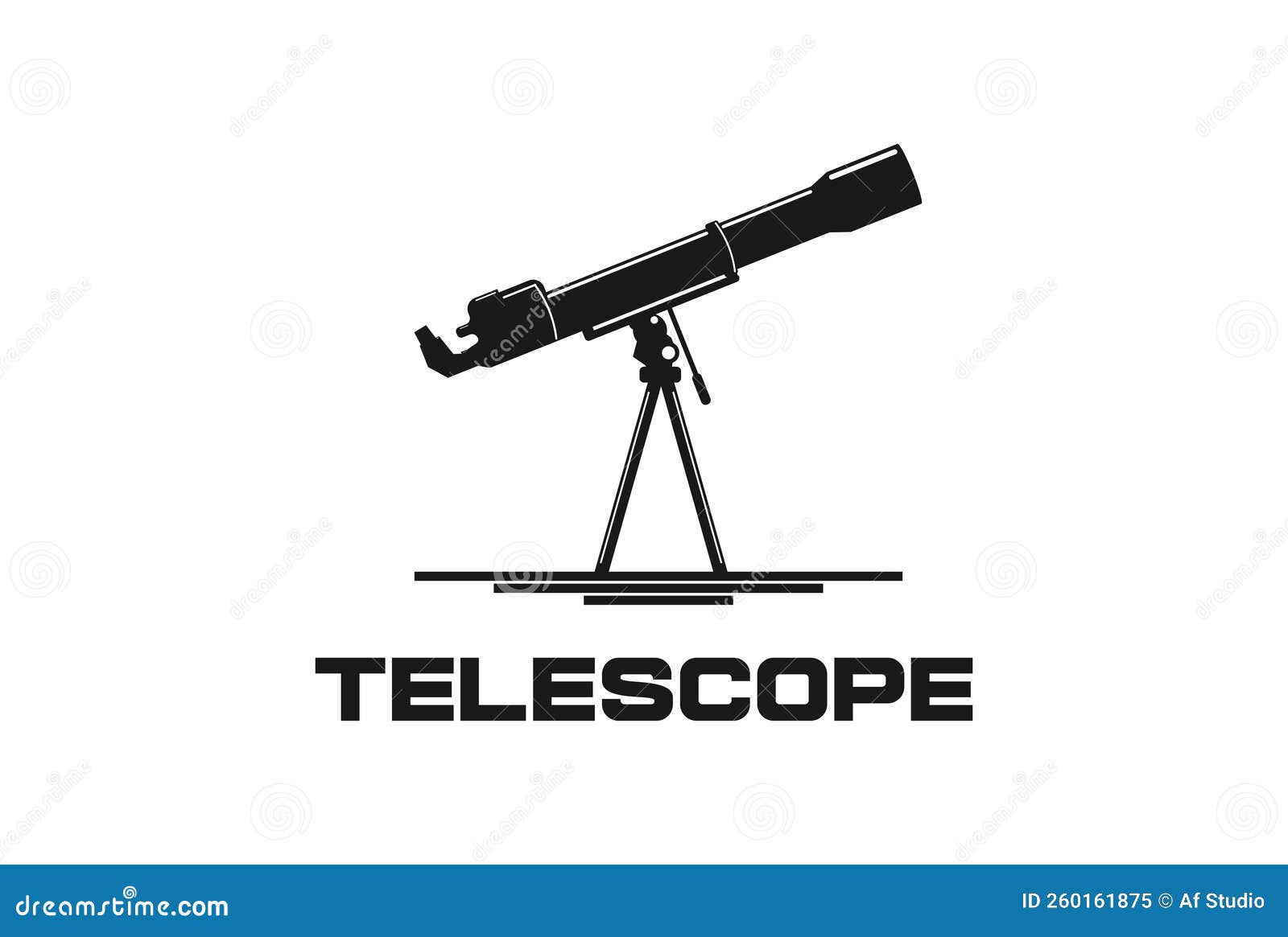 Vintage Planet Space Telescope for Science Logo Design Stock ...
