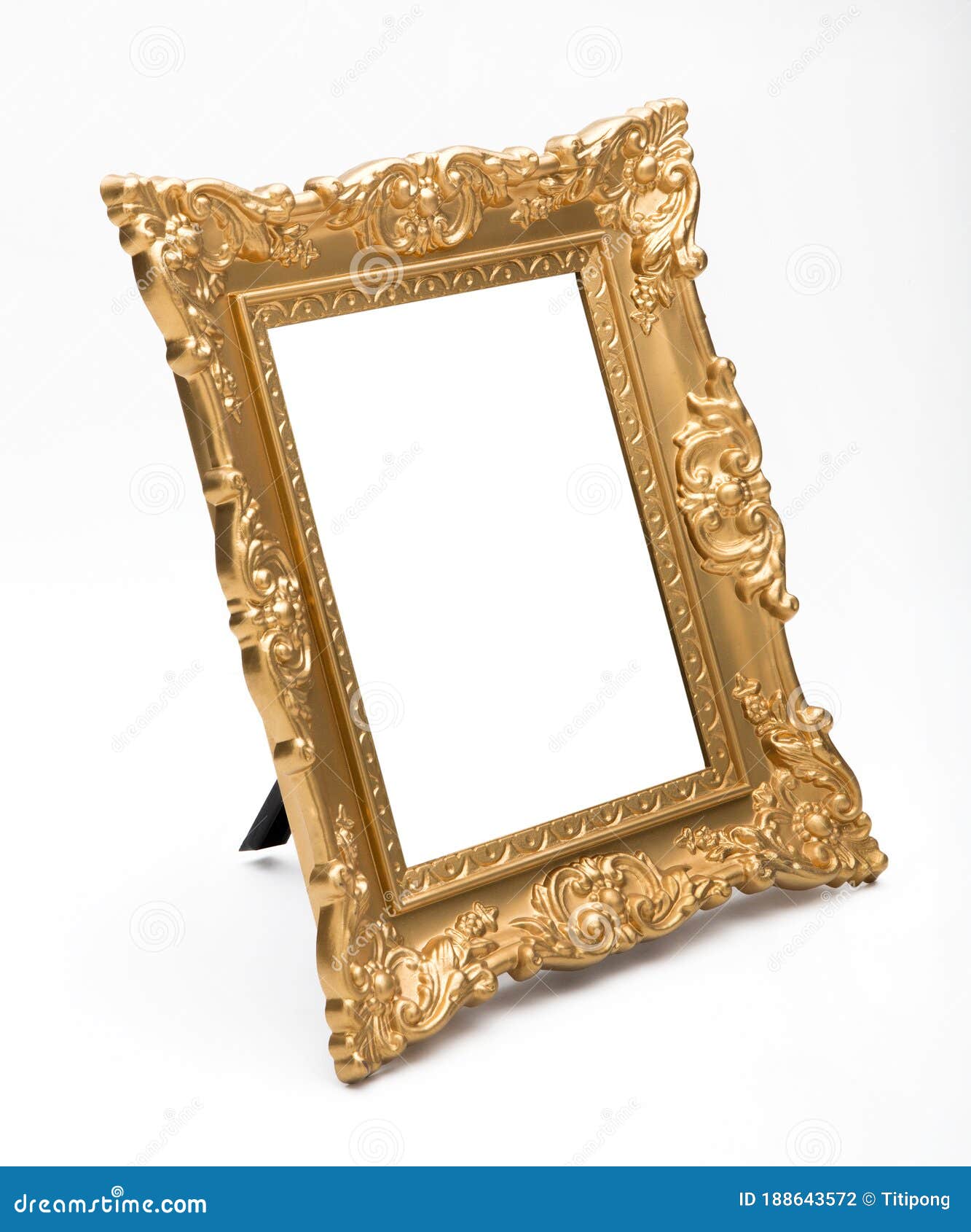 Vintage Plaster Frame stock photo. Image of flourish - 188643572