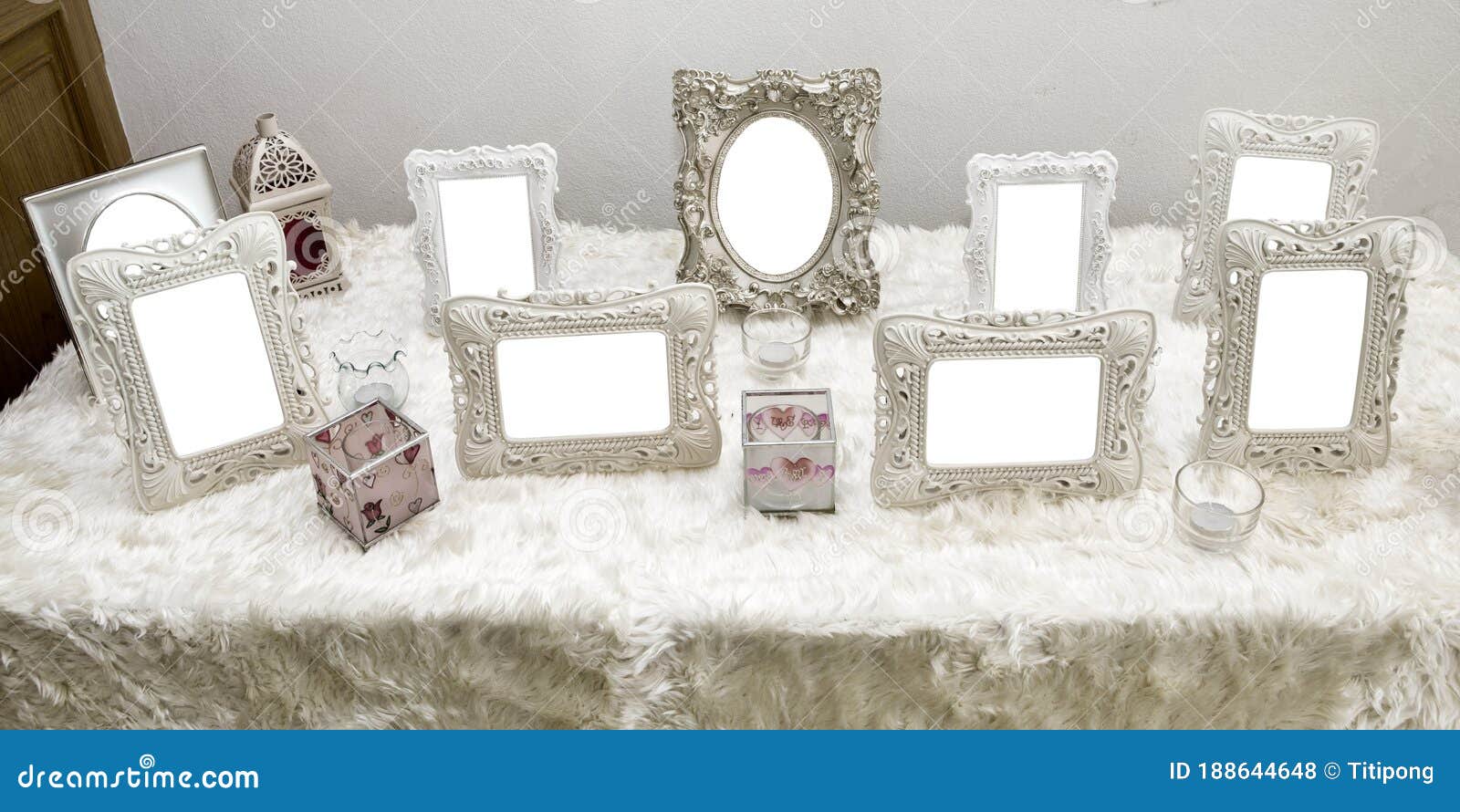 Vintage Plaster Frame stock photo. Image of cutout, metal - 188644648