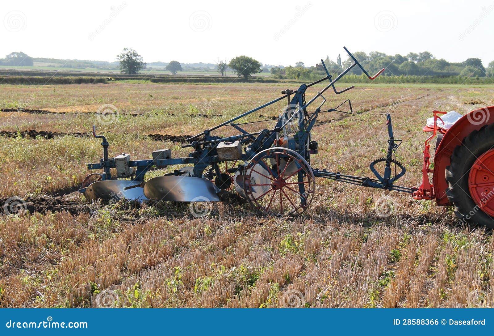 Vintage Plough. stock photo. Image of agricultural, earth - 28588366