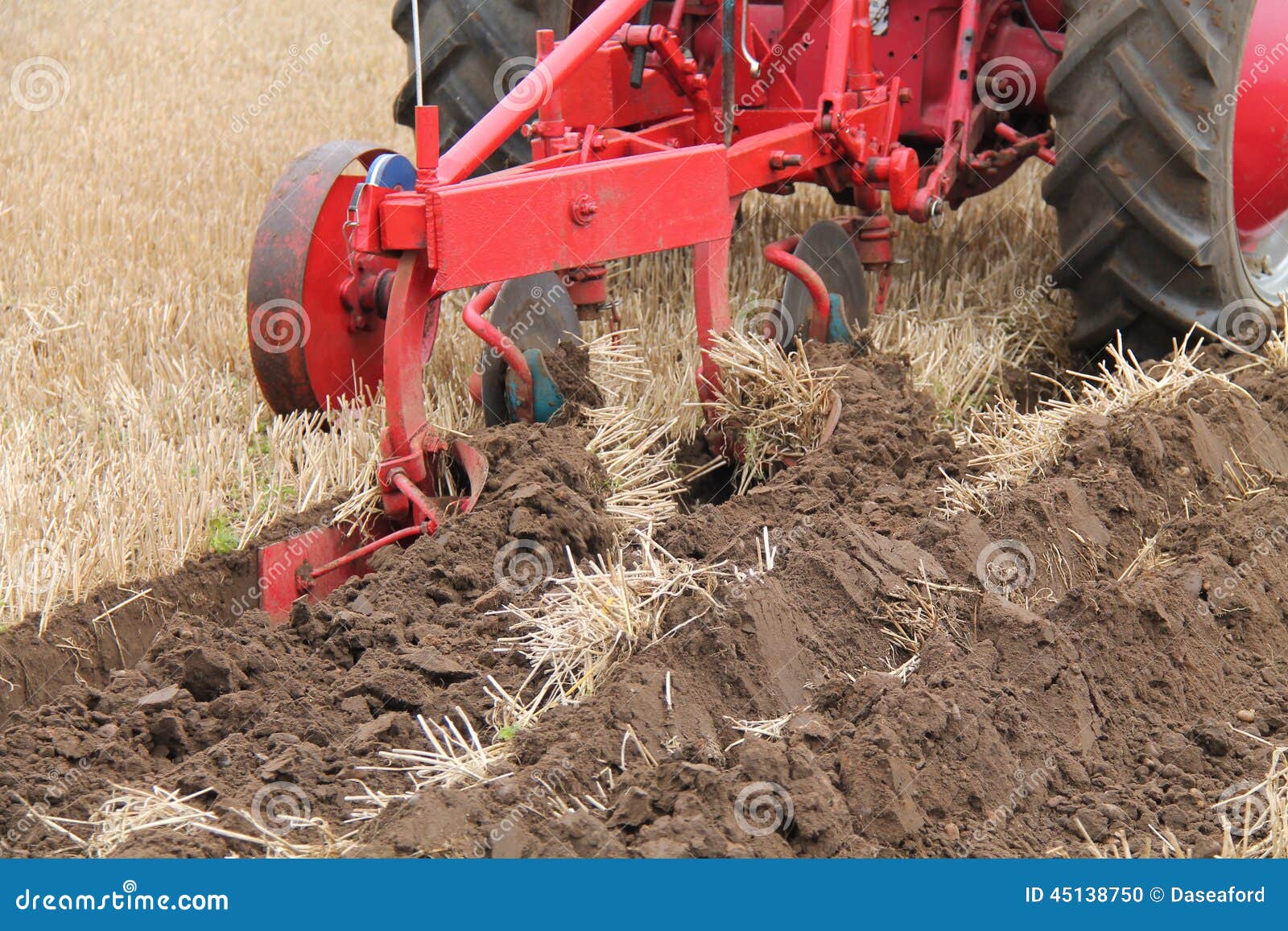 Vintage Plough. stock photo. Image of equipment, land - 45138750