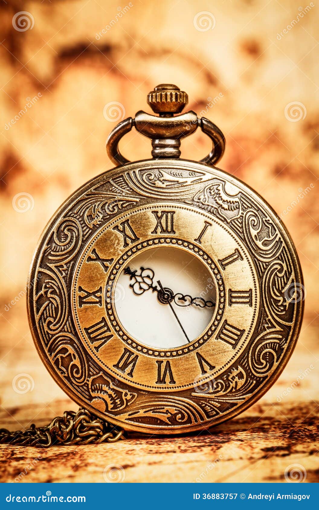 Vintage pocket watch stock image. Image of dark, aging - 36883757