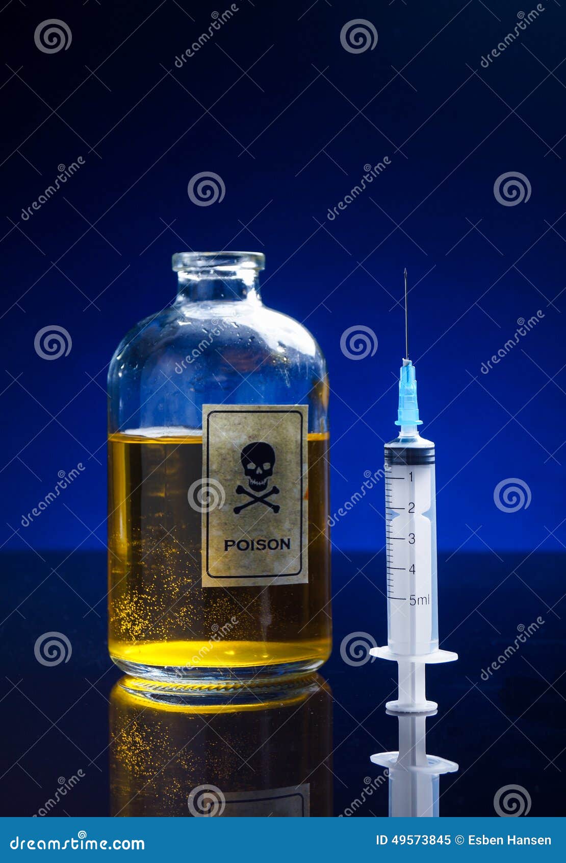 Vintage Poison Bottle and Syringe Stock Image - Image of backgrounds ...