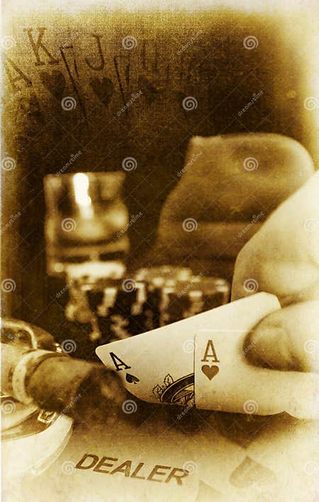 Vintage poker stock image. Image of gaming, casino, cash - 19006571