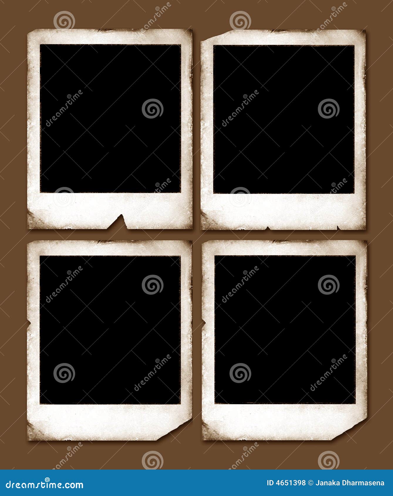 Vintage Polaroid frames stock photo. Image of abstract - 4651398