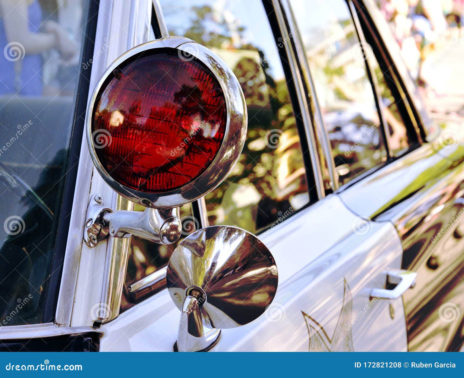 Vintage Police Cruiser Closeup Stock Photo - Image of closeup, cruiser ...