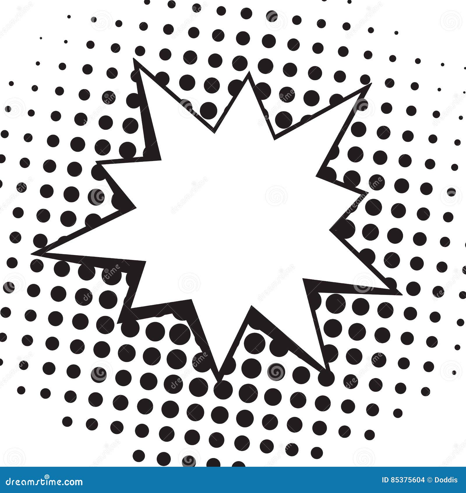 Vintage Pop Art Comics Speech Bubbles Vector Black And White Fighting ...