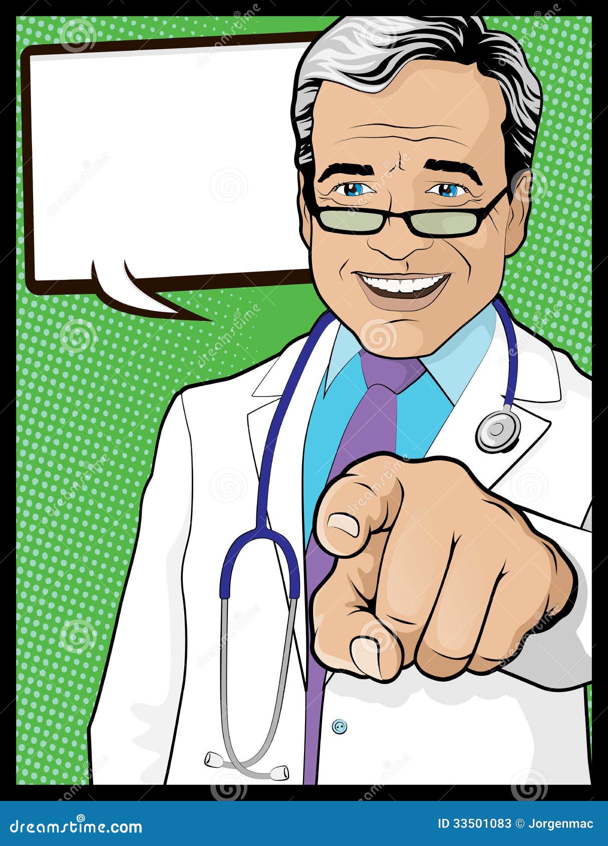Vintage Pop Art Doctor Pointing Hand Stock Illustrations – 5 Vintage ...
