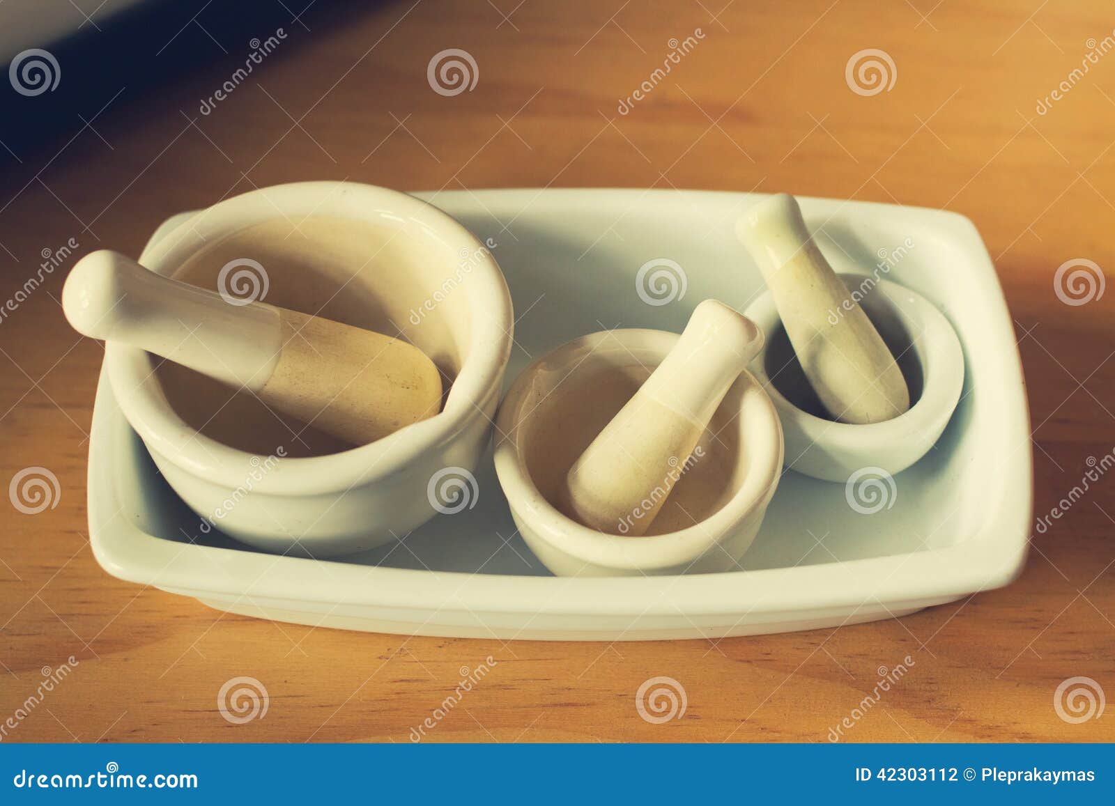 Vintage Porcelain Mortar Pestle Set Stock Photo - Image of vintage ...