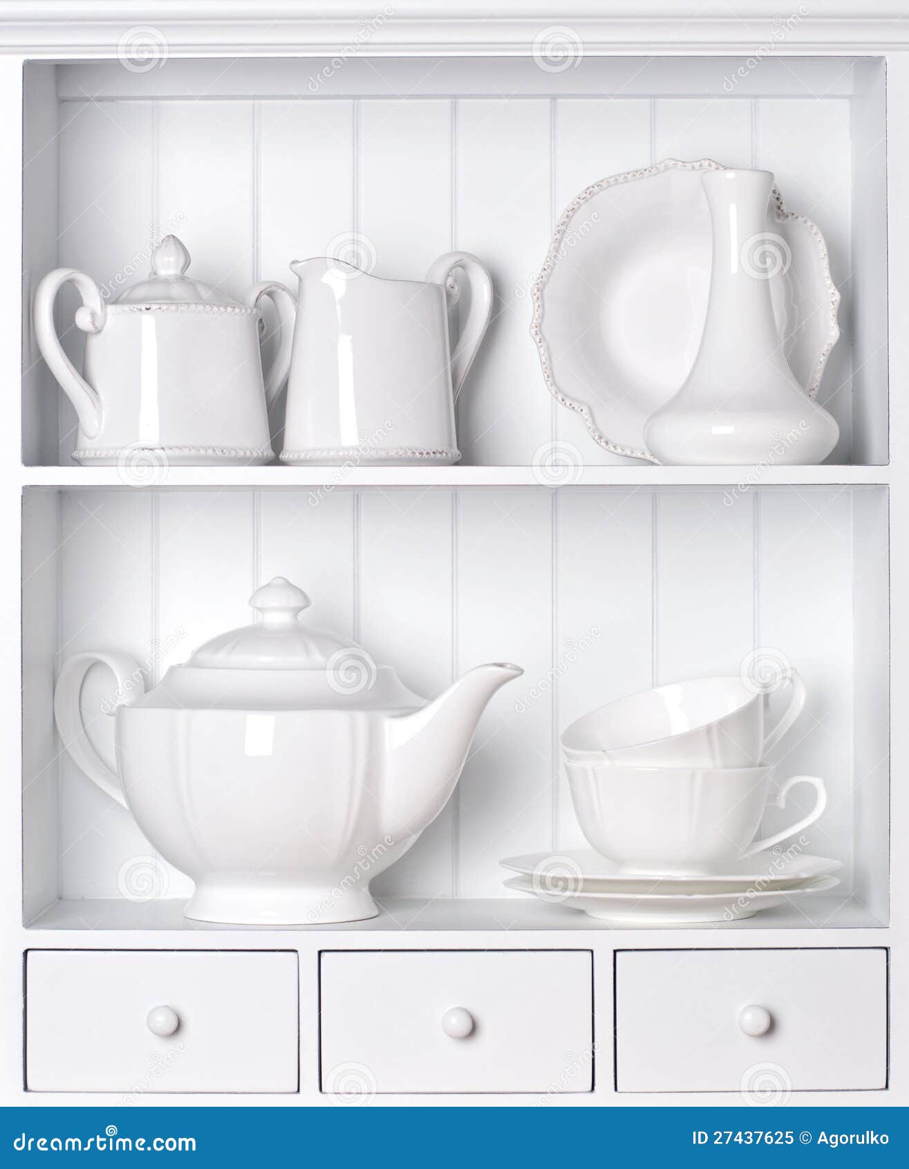 Vintage Porcelain Tableware Stock Image - Image of tableware, vintage ...