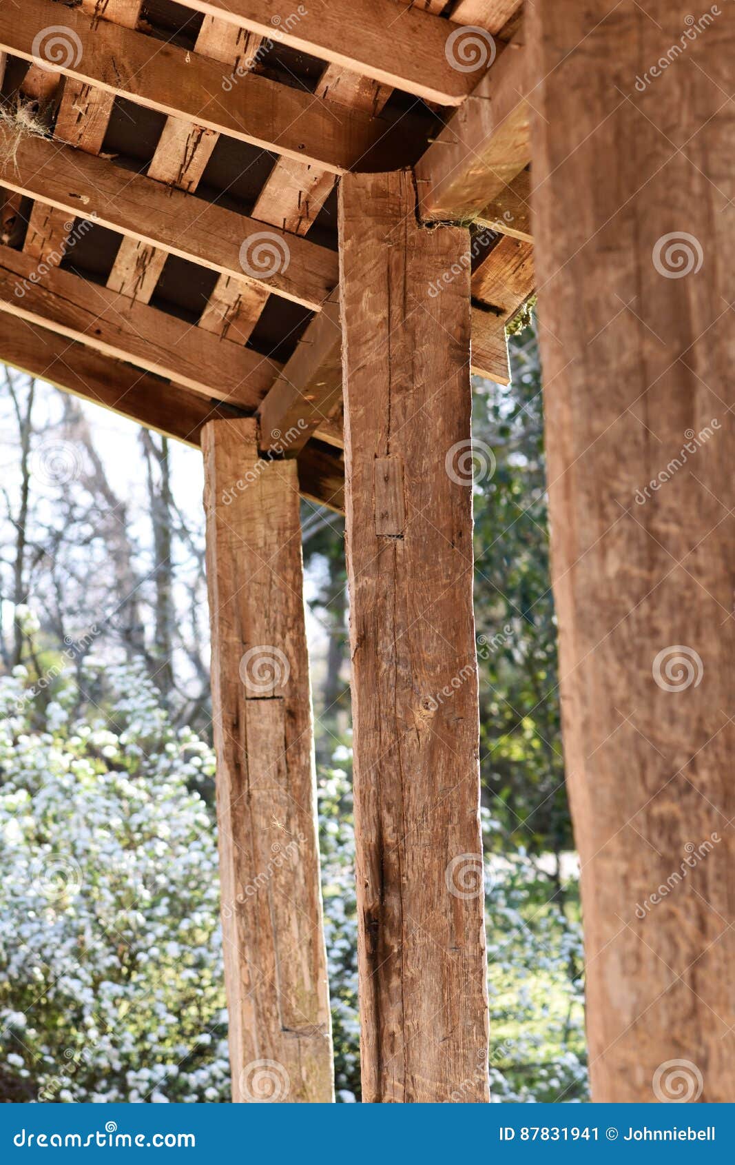 Vintage Porch Structure stock image. Image of rustic - 87831941