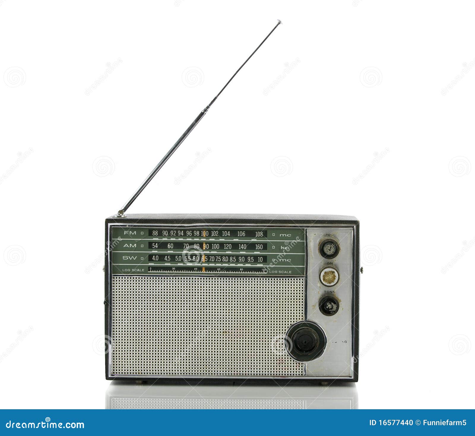 Radio Front View. Stock Image | CartoonDealer.com #4020649