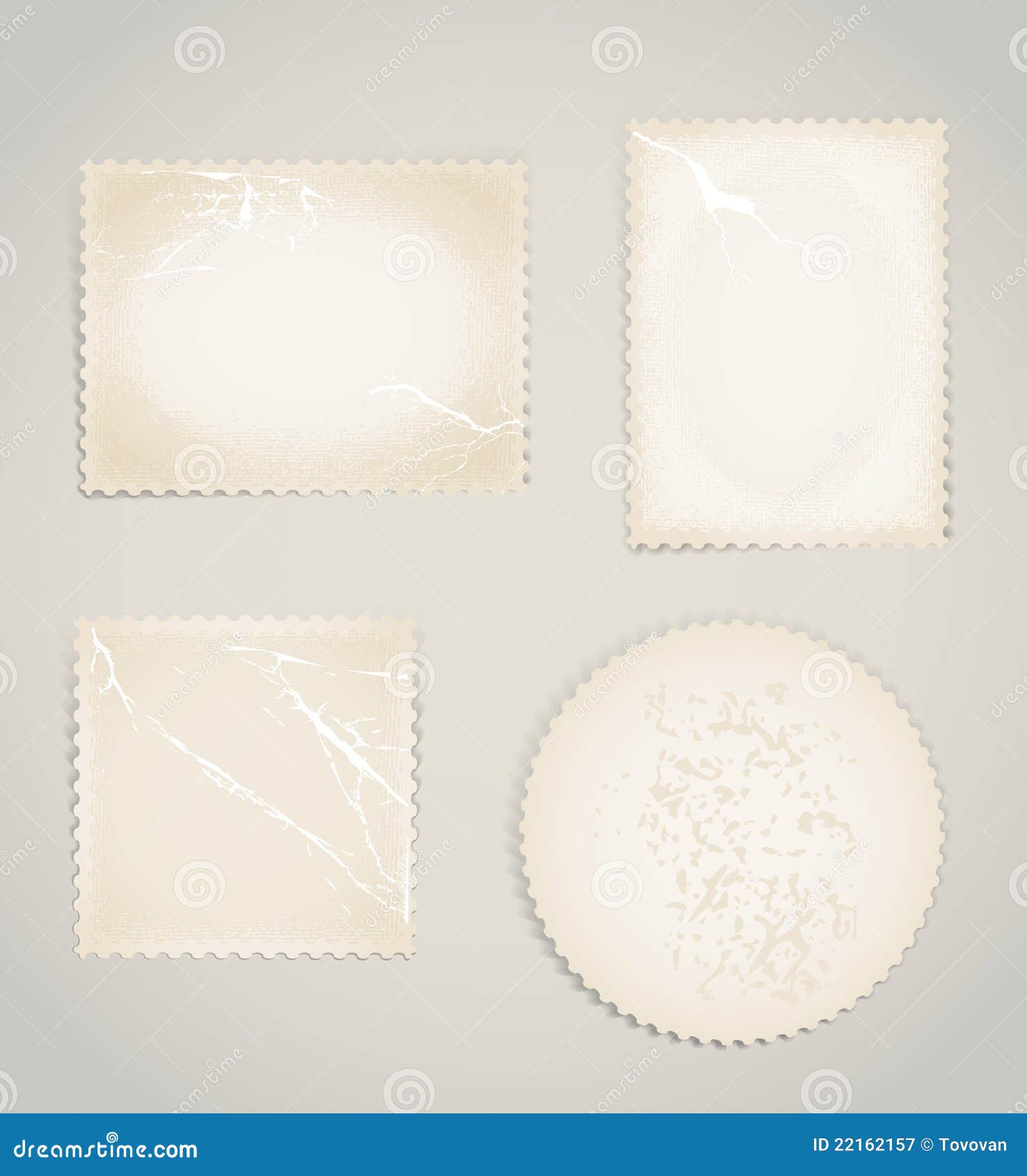 Vintage Scratched Post Stamps Stock Illustrations – 357 Vintage ...