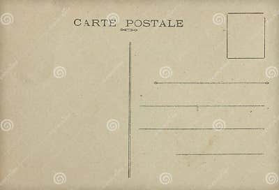 Vintage Postcard Back stock photo. Image of correspondence - 3720924