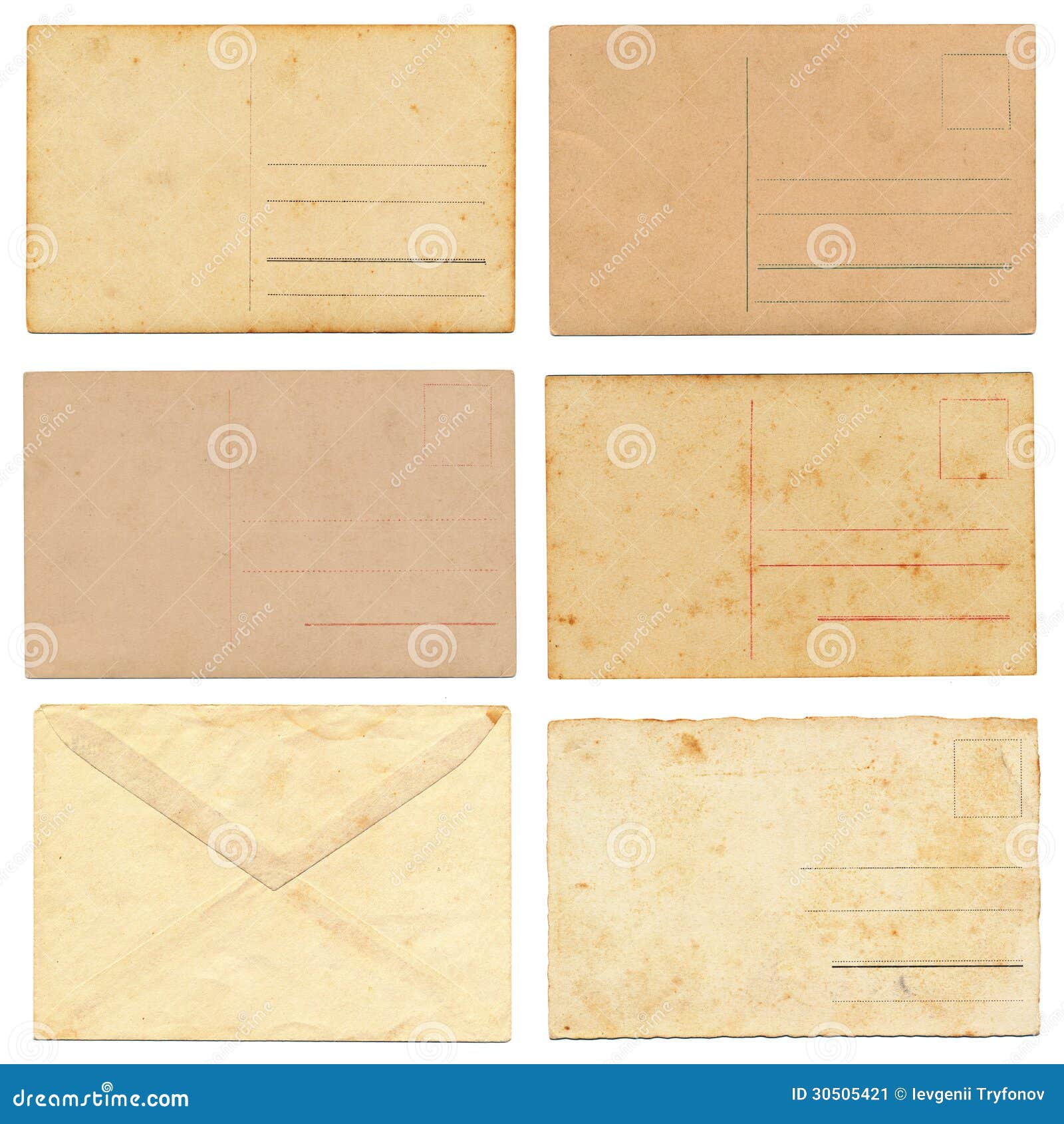 Vintage Postcard Collection Stock Image - Image of card, antique: 30505421