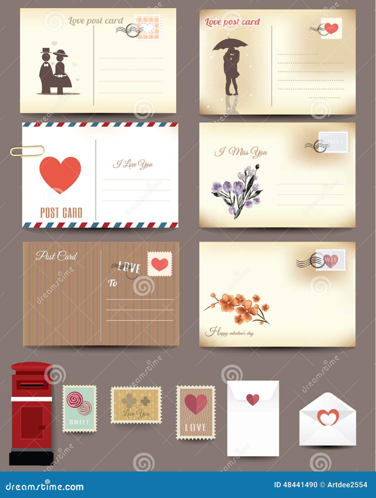 Vintage Letterbox Effect That Scatters Royalty-Free Stock Image ...