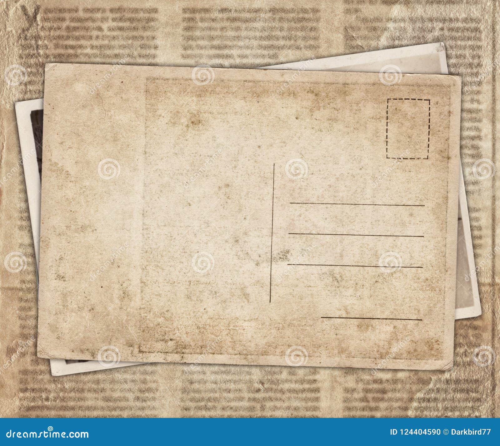 Vintage Postcard Texture