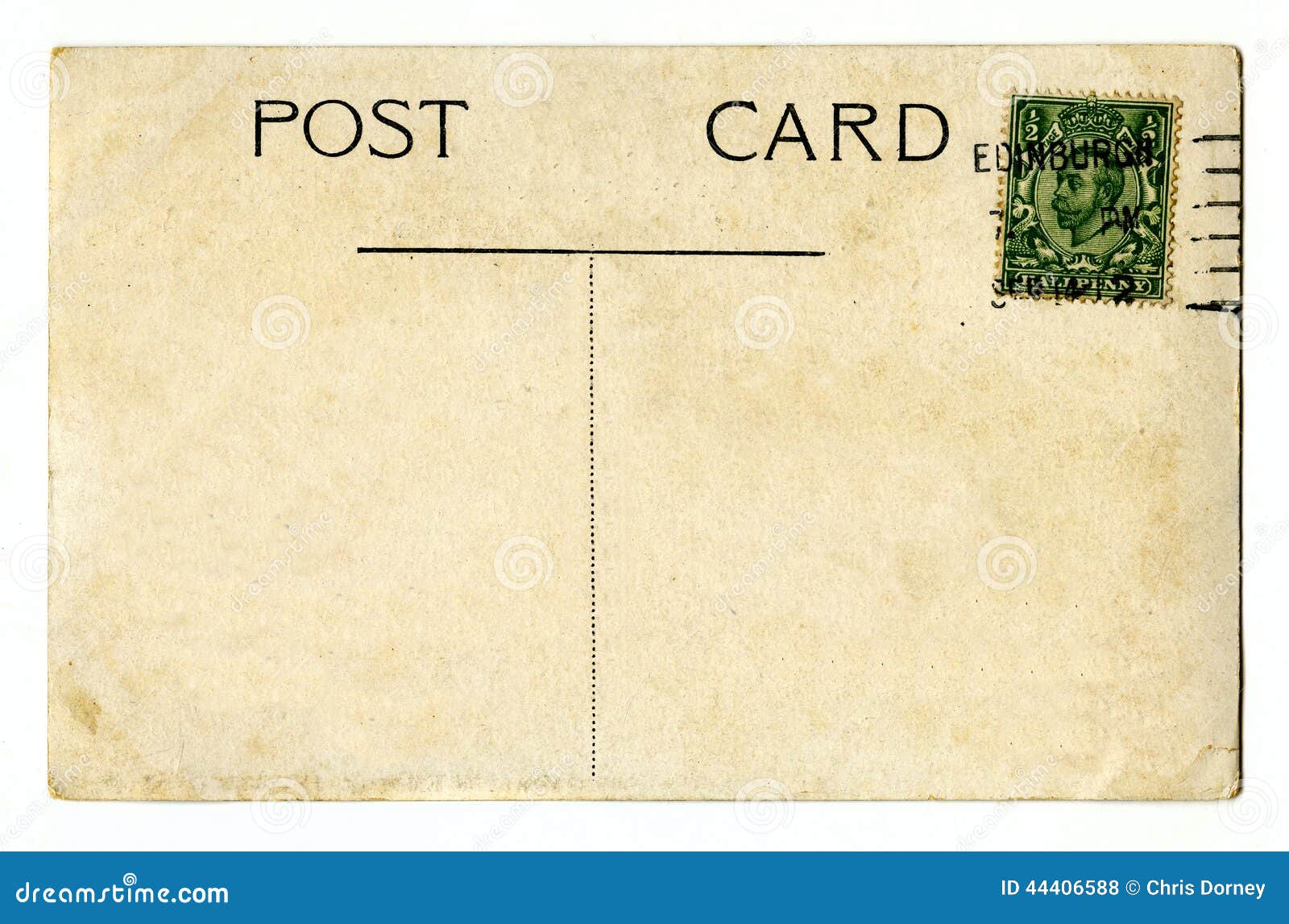 Vintage Postcard editorial stock photo. Image of franked - 44406588