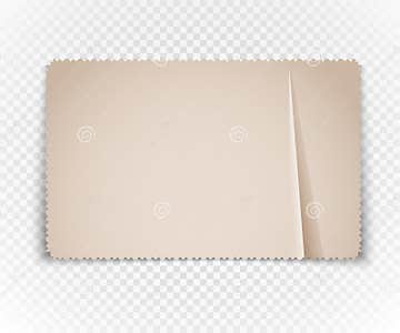 Vintage Postcard on Transparent Background Stock Vector - Illustration ...