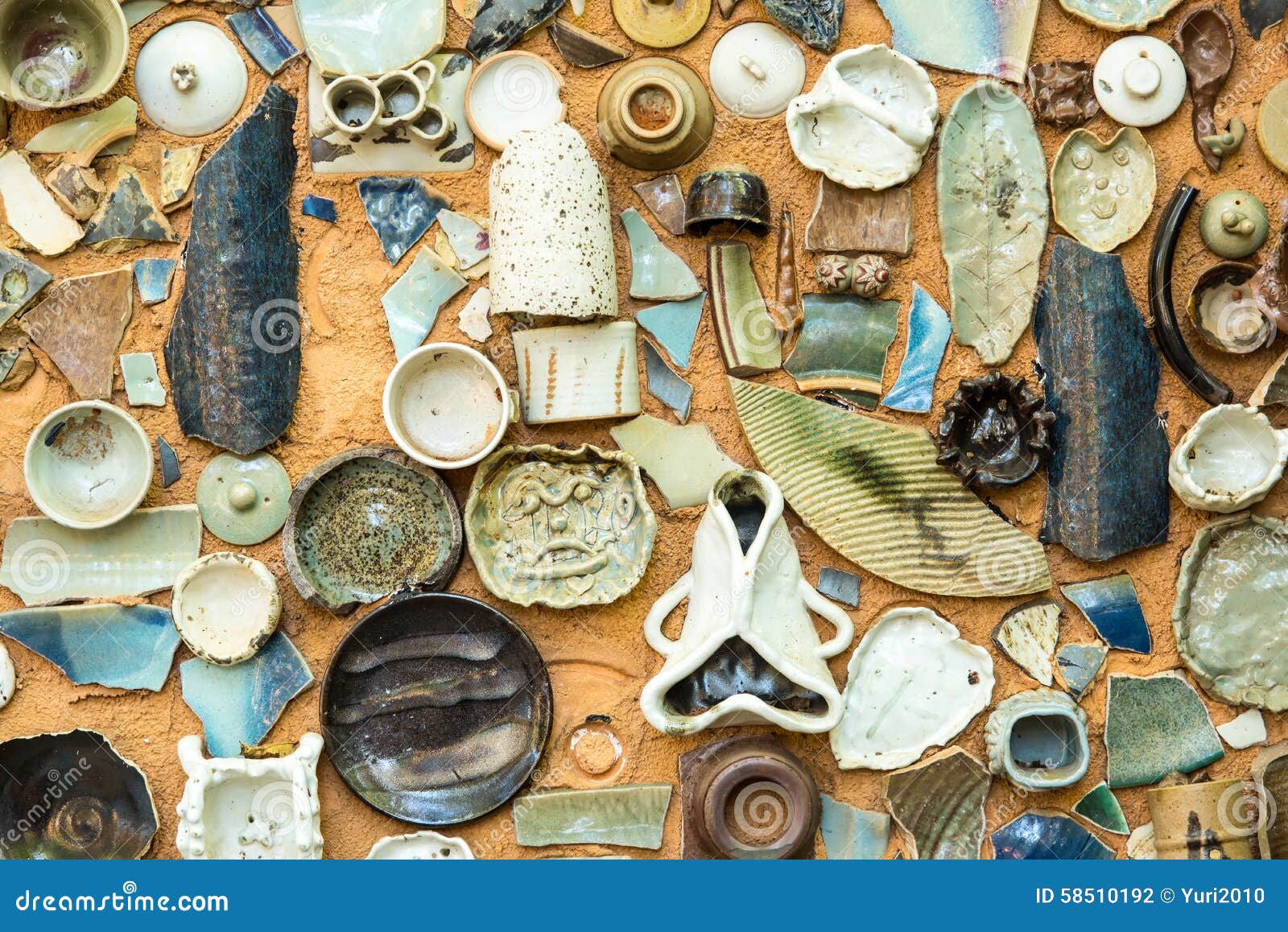 Vintage Pottery with Texture Background Stock Photo - Image of ideas ...