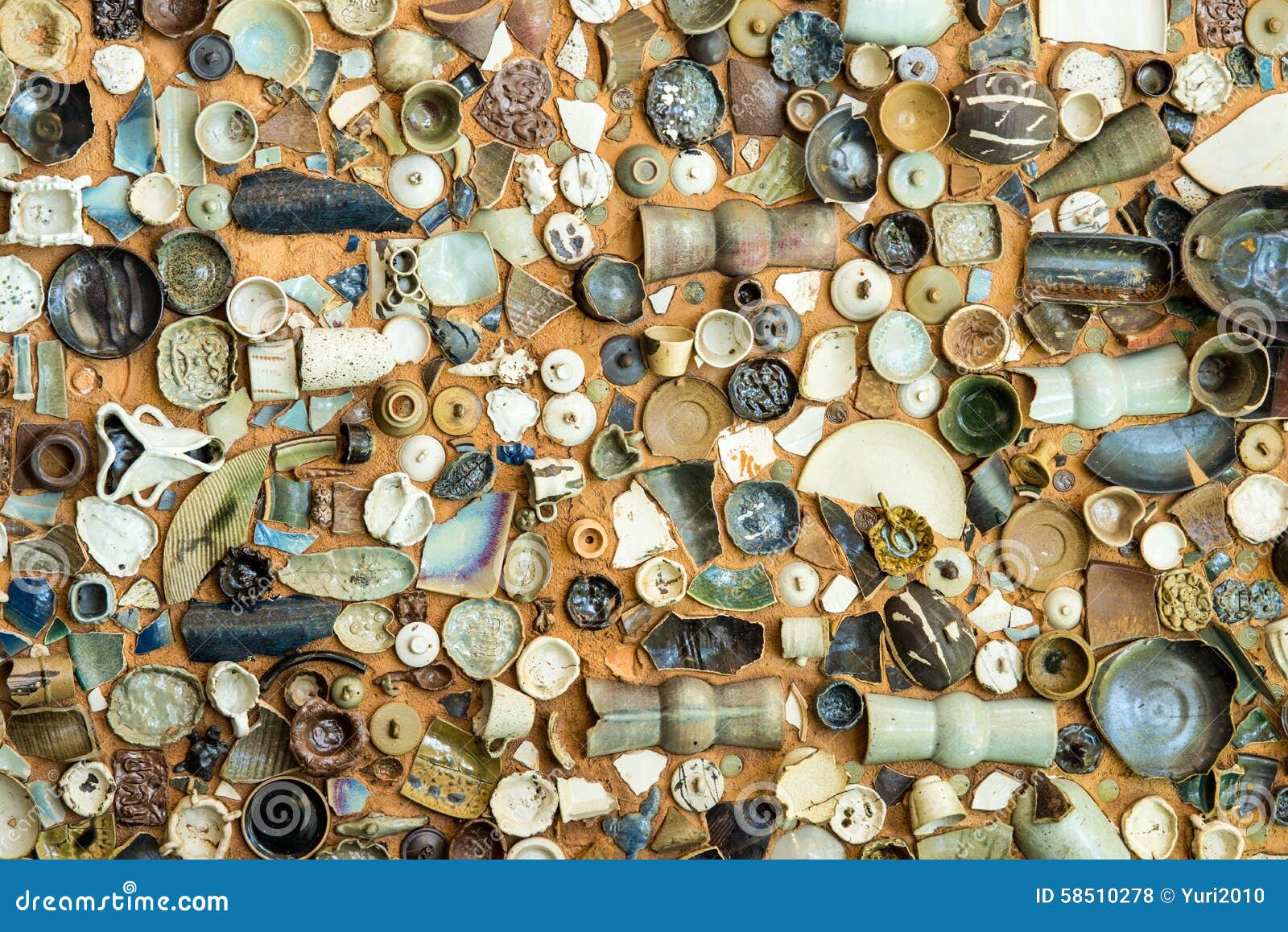 Vintage Pottery with Texture Background Stock Photo - Image of ...