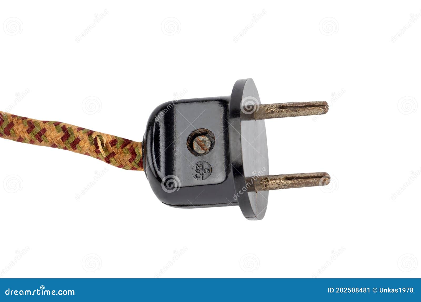 Vintage Power Plug Royalty-Free Stock Photo | CartoonDealer.com #202508481