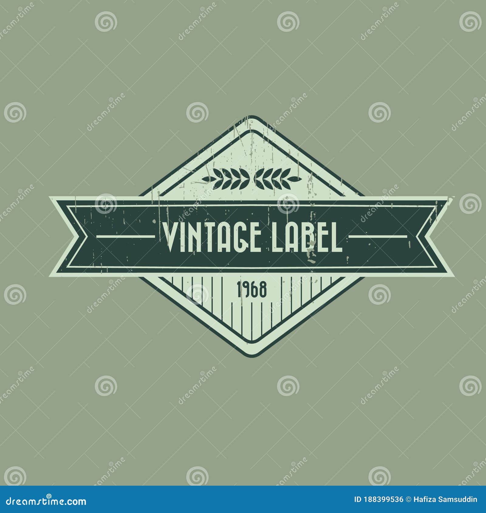 Vintage Product Label Design. Vector Illustration Decorative Design ...