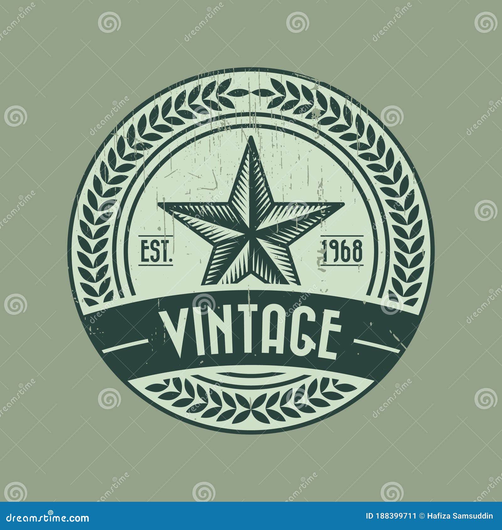 Vintage Product Label Design. Vector Illustration Decorative Design ...