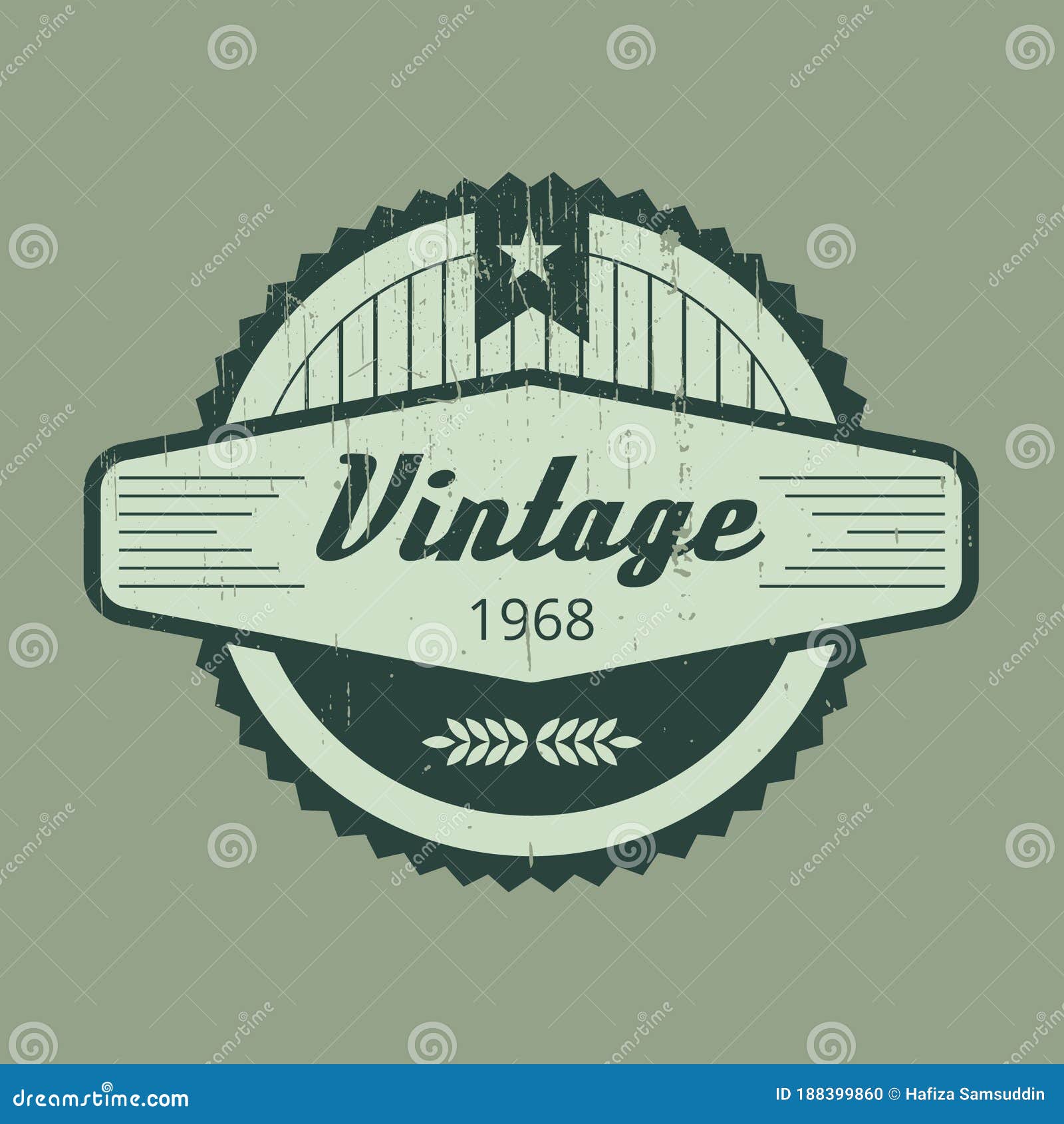 Vintage Product Label Design. Vector Illustration Decorative Design ...