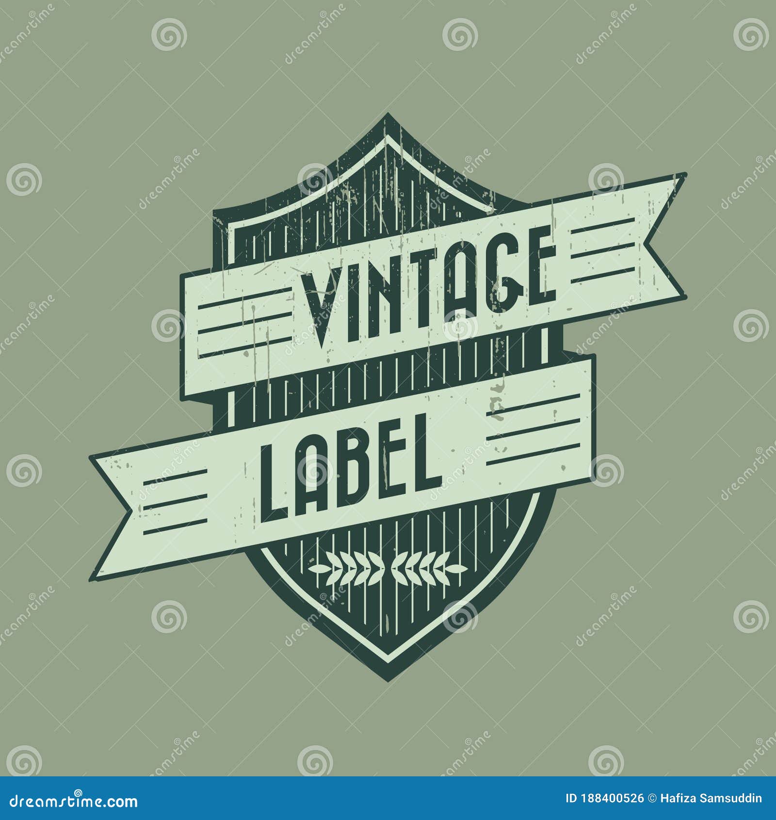 Vintage Product Label Design. Vector Illustration Decorative Design ...