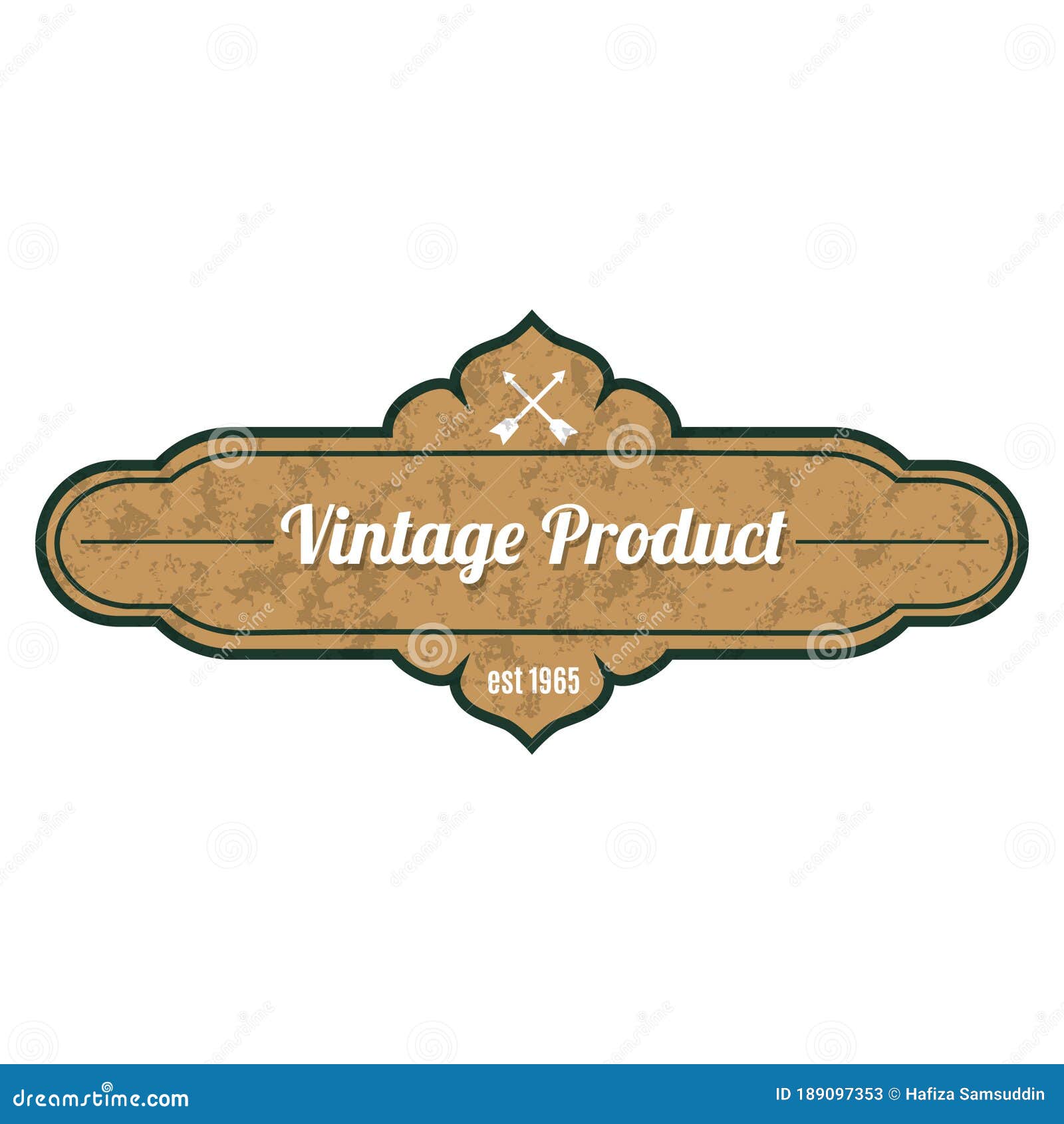 Vintage Product Label. Vector Illustration Decorative Design Stock ...
