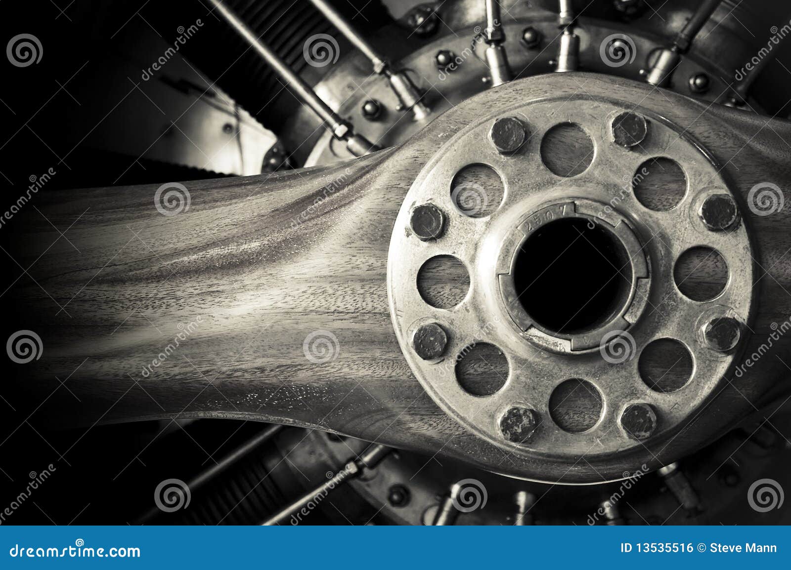 Vintage propeller stock photo. Image of flying, engineering - 13535516