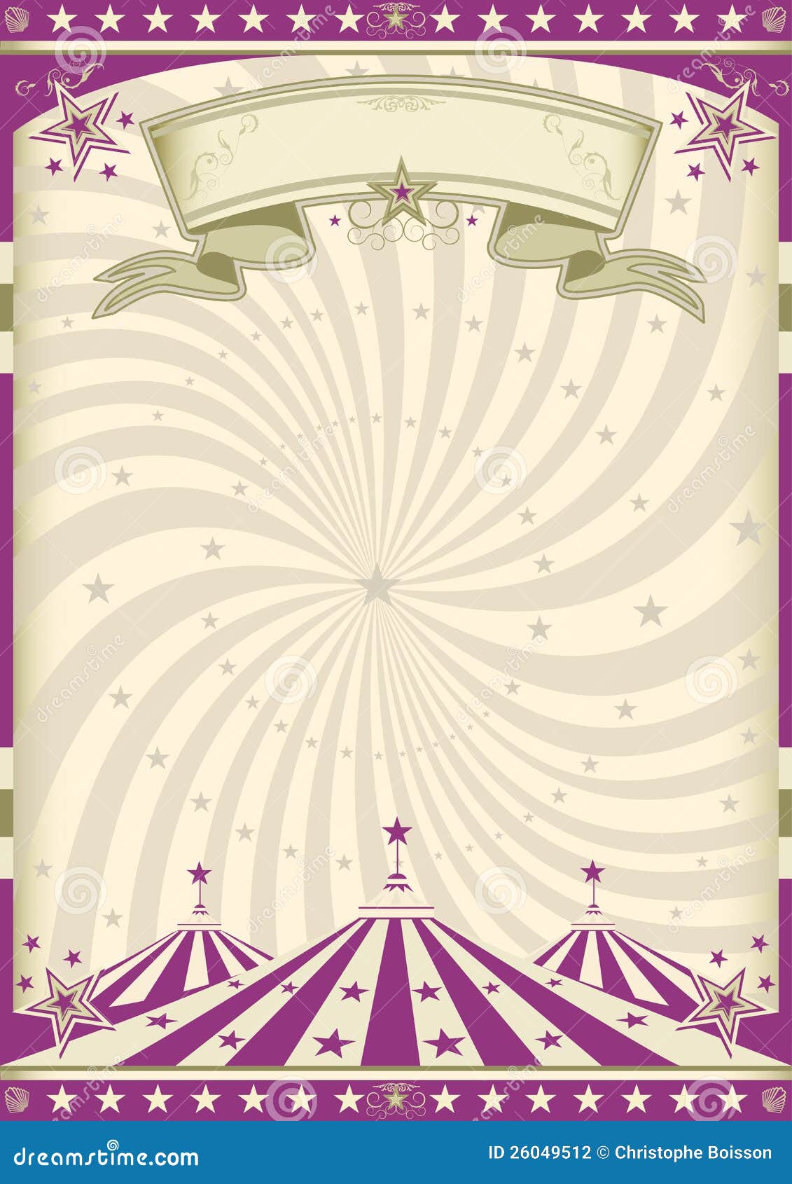 Purple Circus Vector Illustration | CartoonDealer.com #24806992